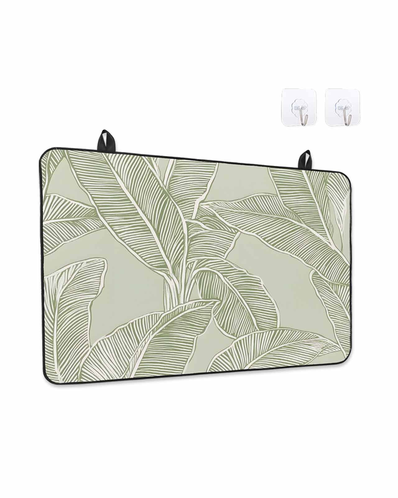 Stove Top Covers for Electric Stove 31x24 Inches, Summer Palm Leaf Heat ...