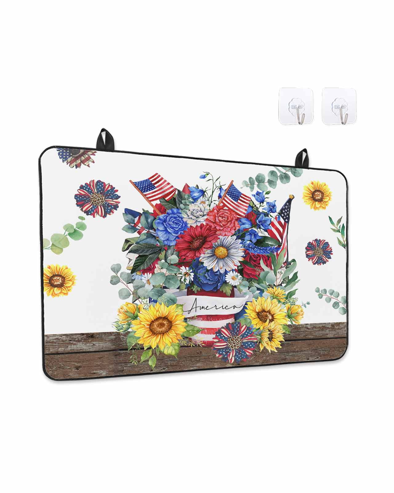 Stove Top Covers for Electric Stove 36x21 Inches, 4th of July Heat ...