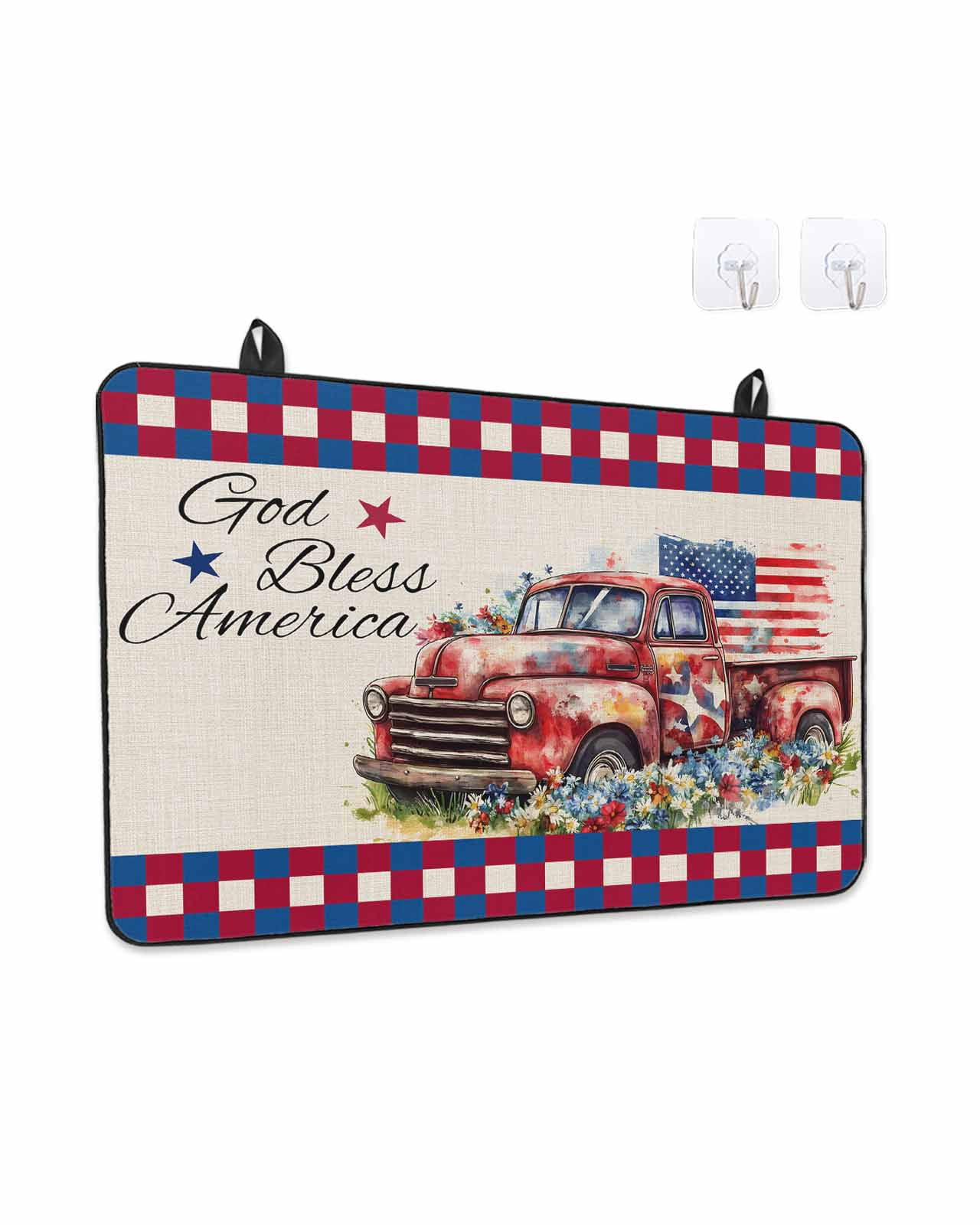 Stove Top Covers for Electric Stove 36x21 Inches, 4th of July Heat ...