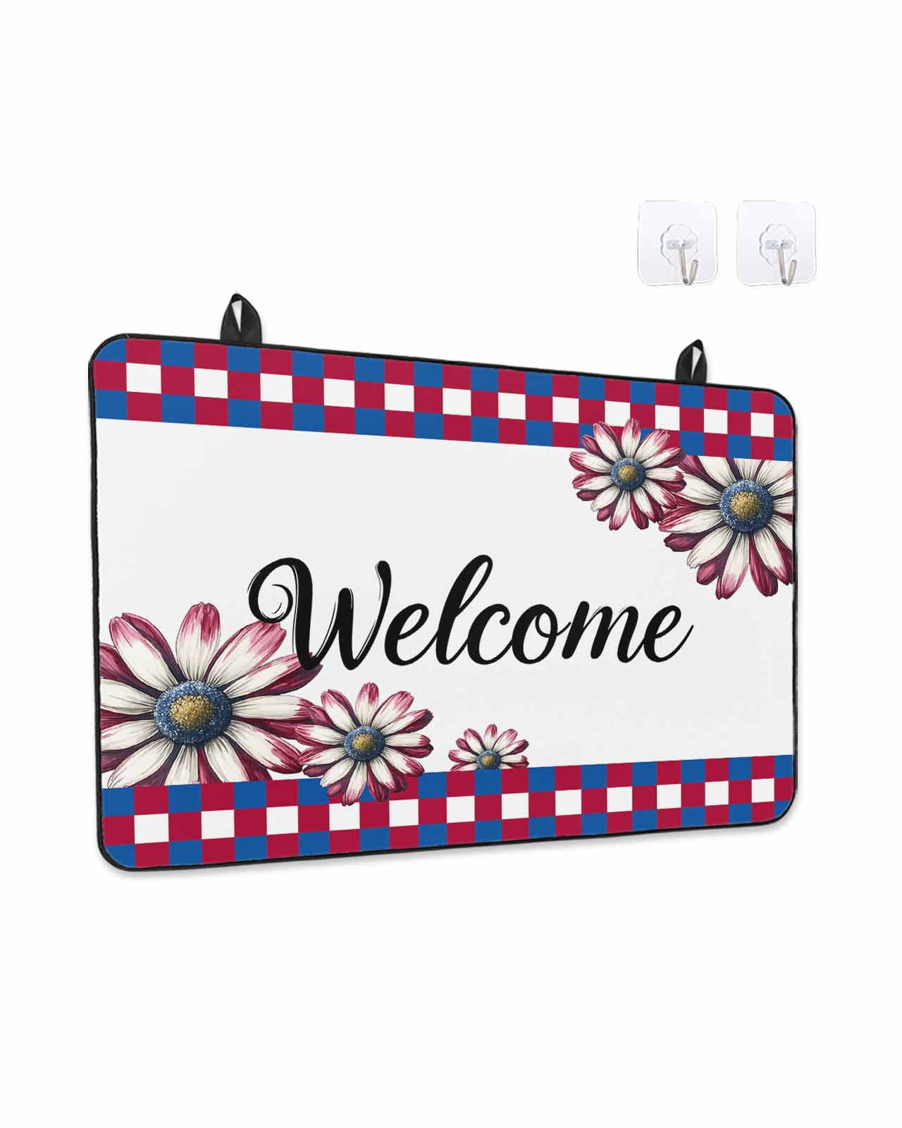Stove Top Covers for Electric Stove 36x21 Inches, 4th of July Red Blue ...