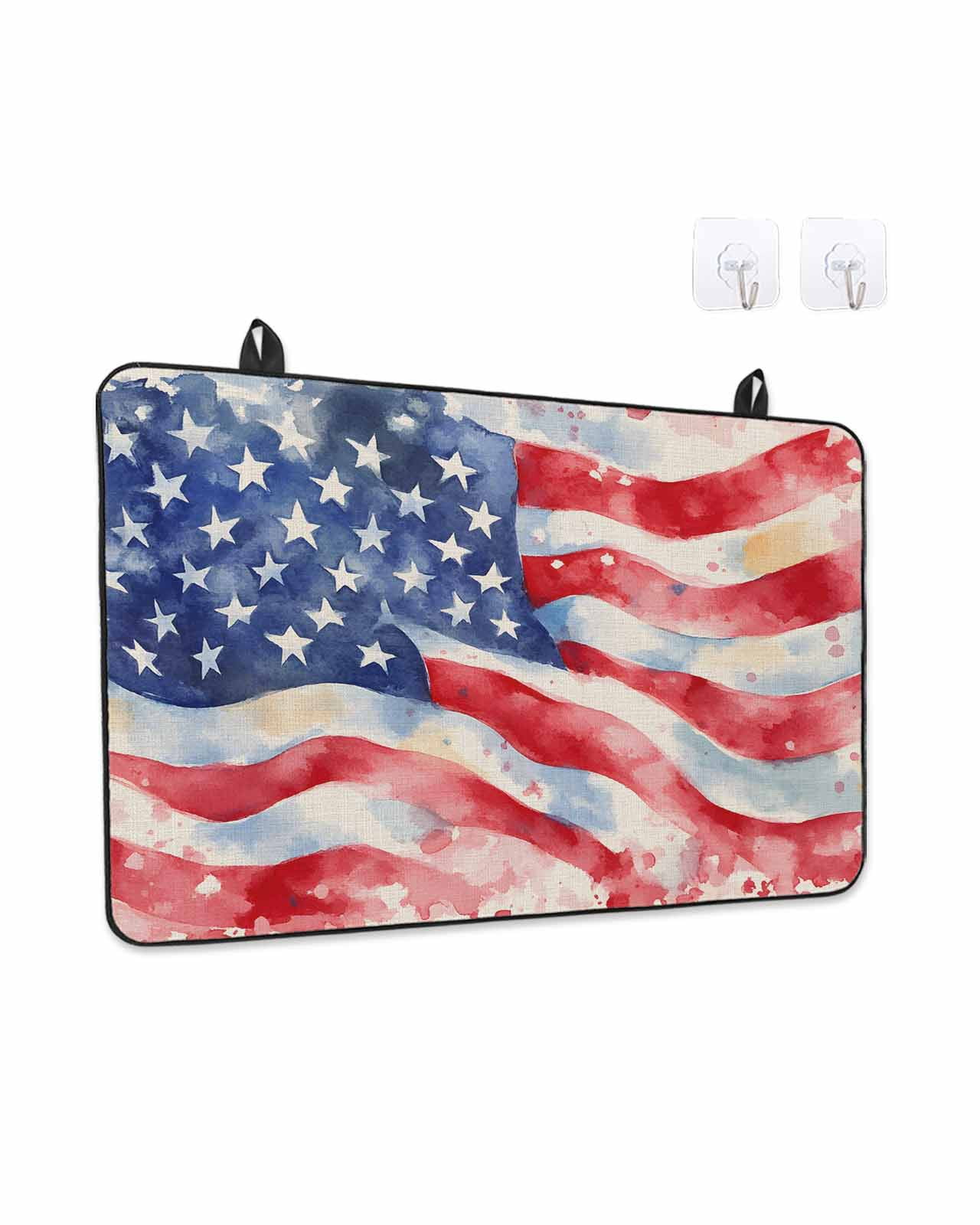Stove Top Covers for Electric Stove 36x21 Inches, American Flag Heat ...