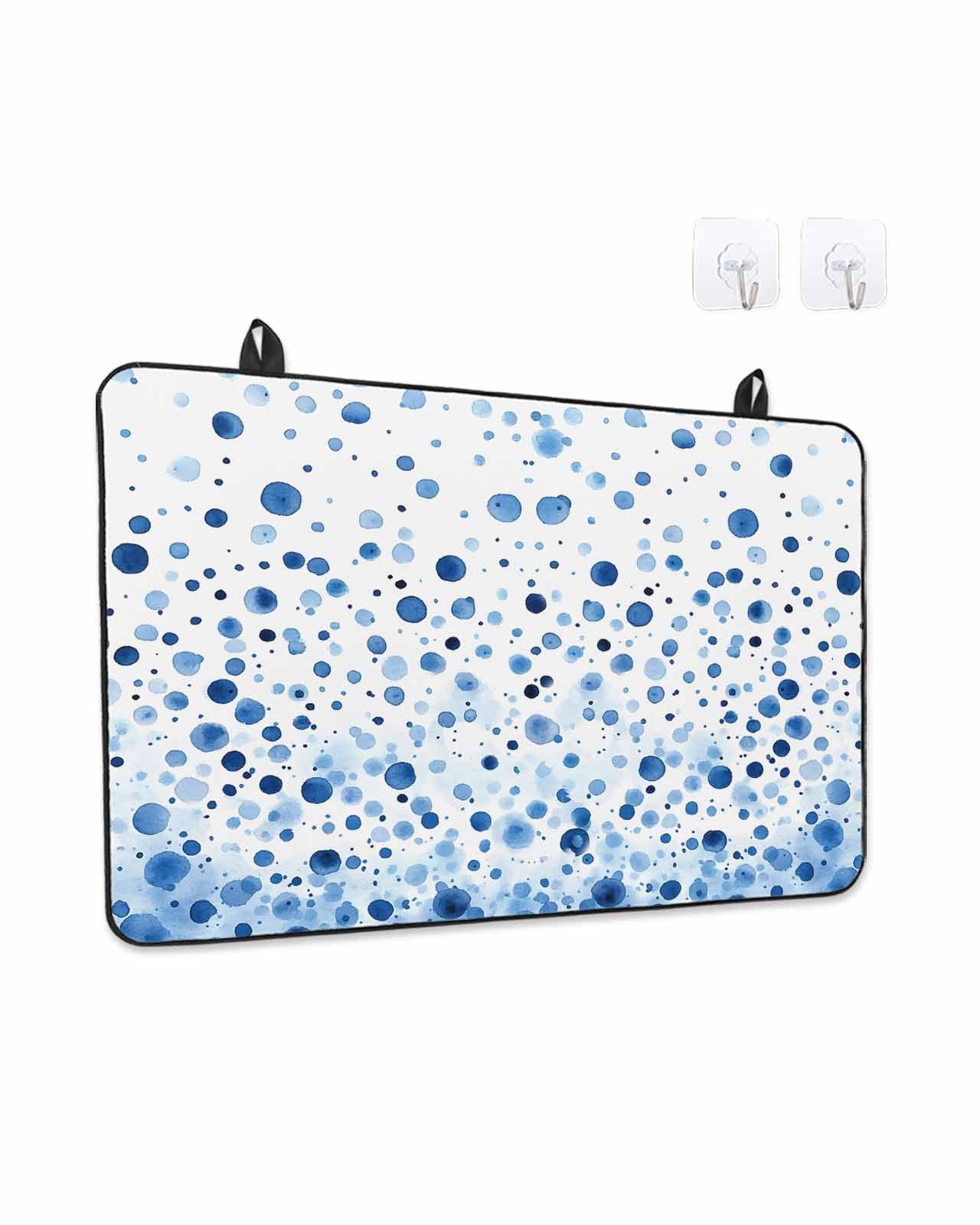 Stove Top Covers for Electric Stove 36x21 Inches, Blue Polka Dot Heat ...