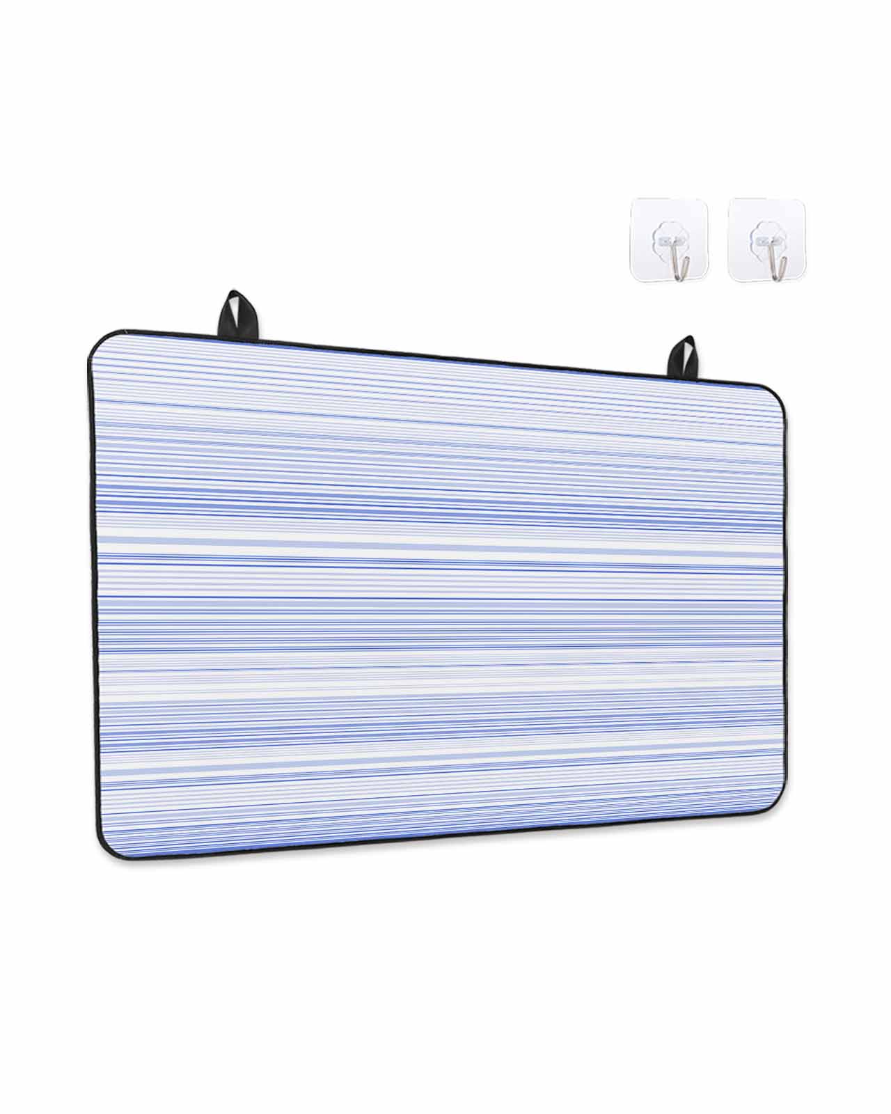 Stove Top Covers for Electric Stove 36x21 Inches, Blue Stripe Heat ...