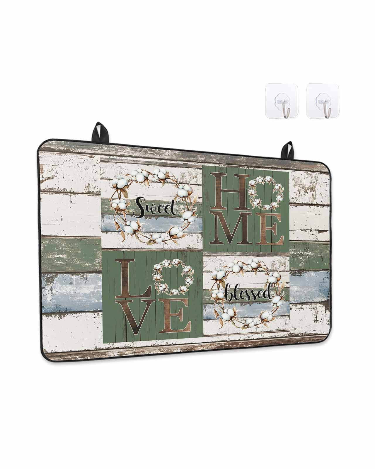 Stove Top Covers for Electric Stove 36x21 Inches, Farmhouse Home ...