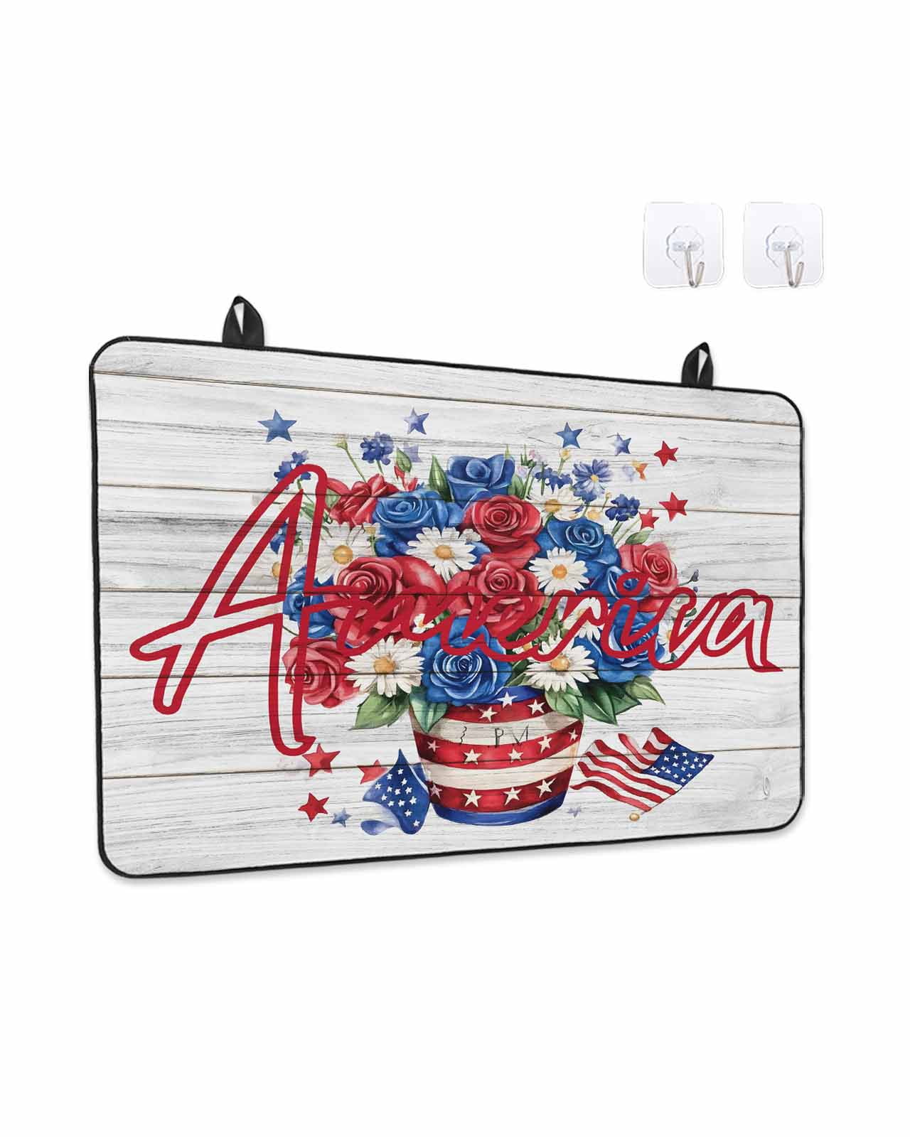 Stove Top Covers for Electric Stove 36x21 Inches, Independence Day Heat ...