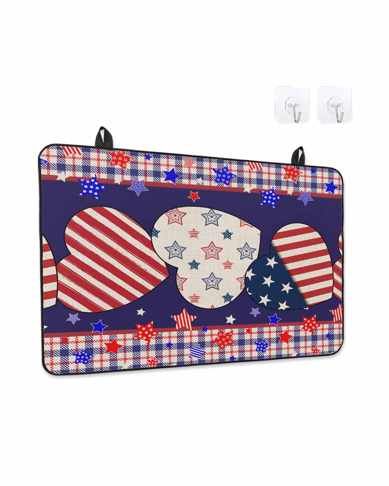 Stove Top Covers for Electric Stove 36x21 Inches, Independence Day Heat ...