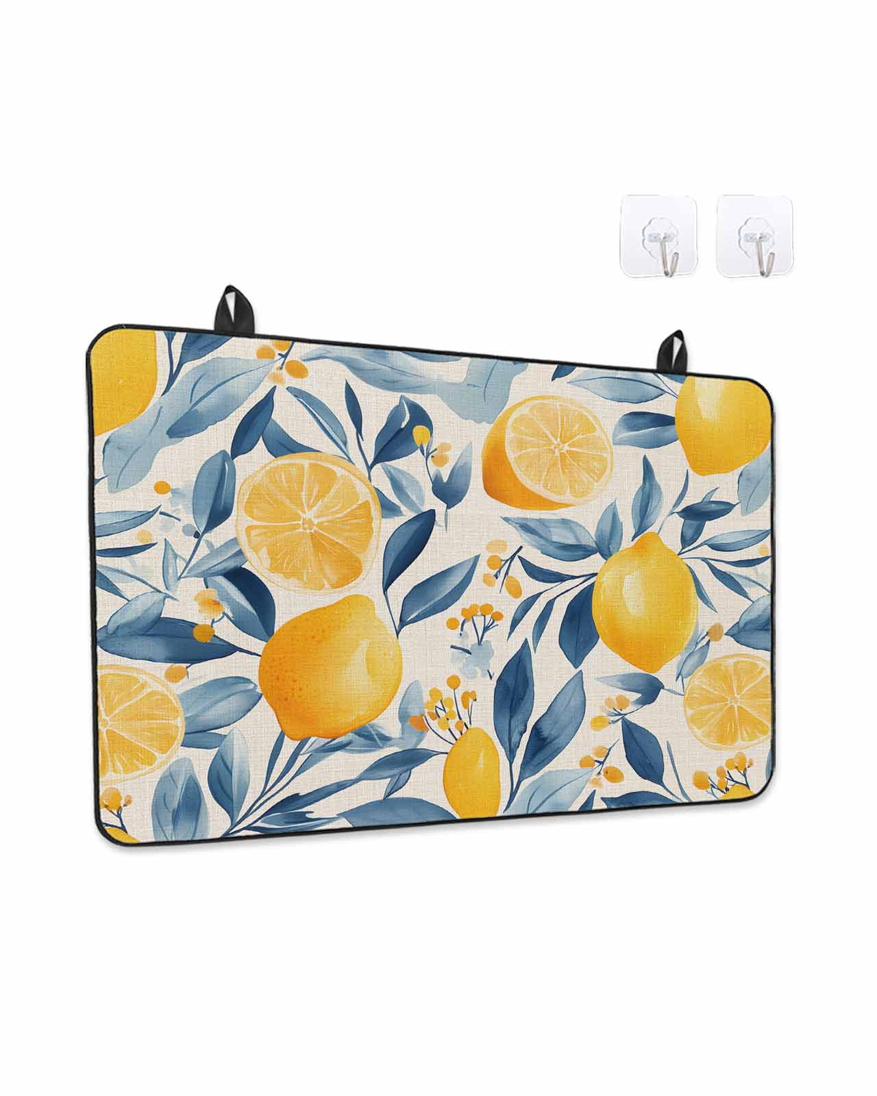 Stove Top Covers for Electric Stove 36x21 Inches, Lemon Leaves Heat ...