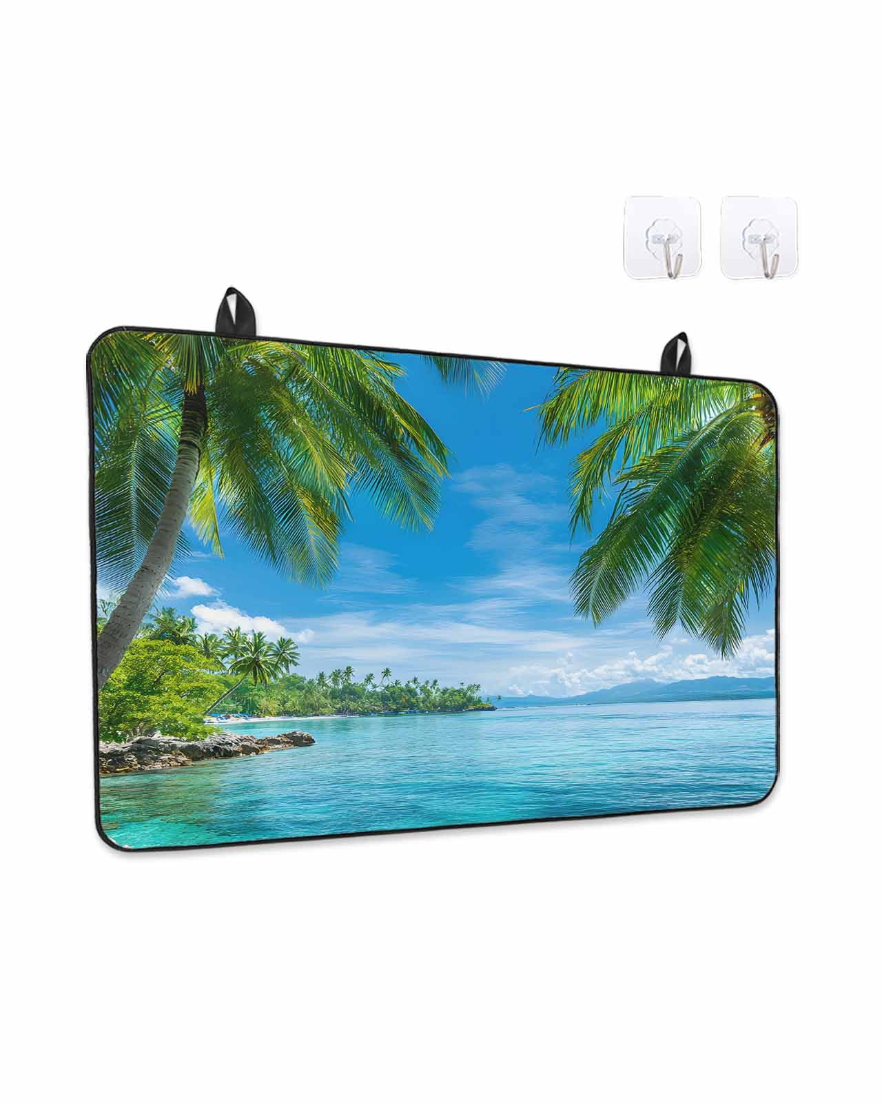 Stove Top Covers for Electric Stove 36x21 Inches, Ocean Heat Insulation ...