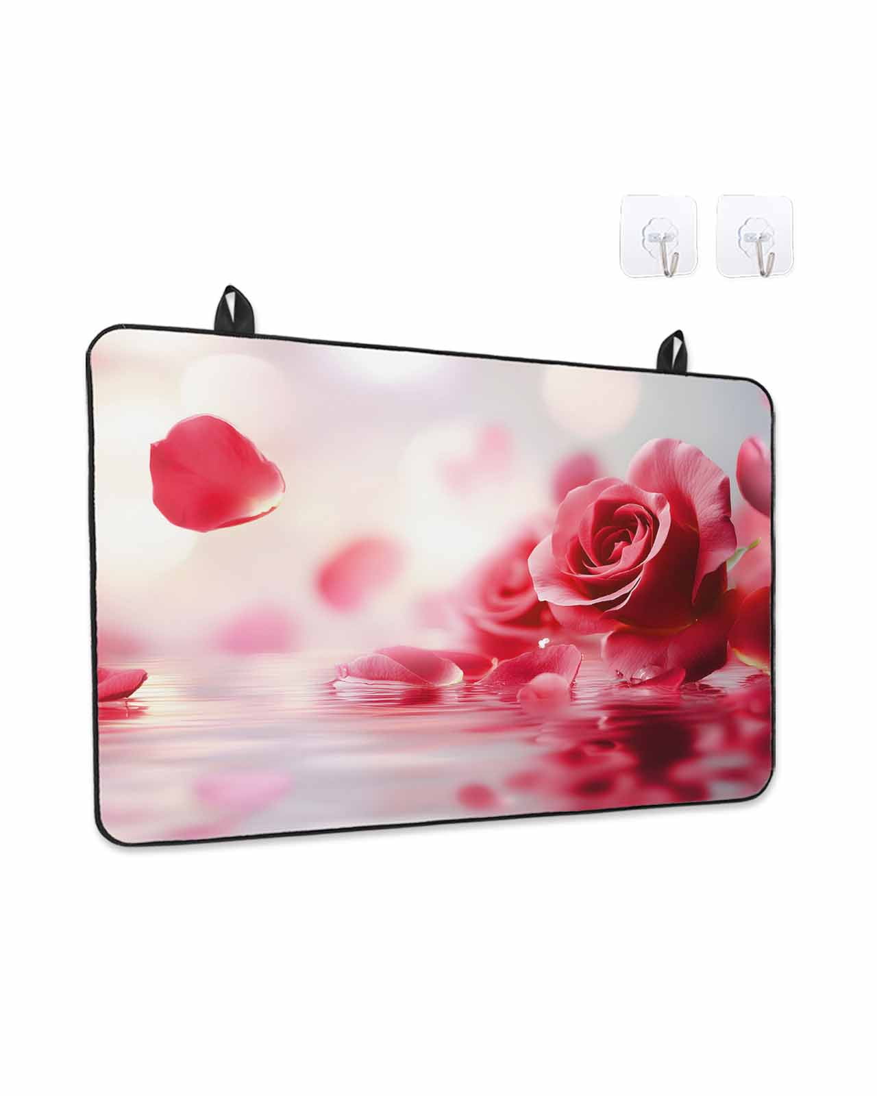 Stove Top Covers for Electric Stove 36x21 Inches, Red Rose Fantasy Heat ...