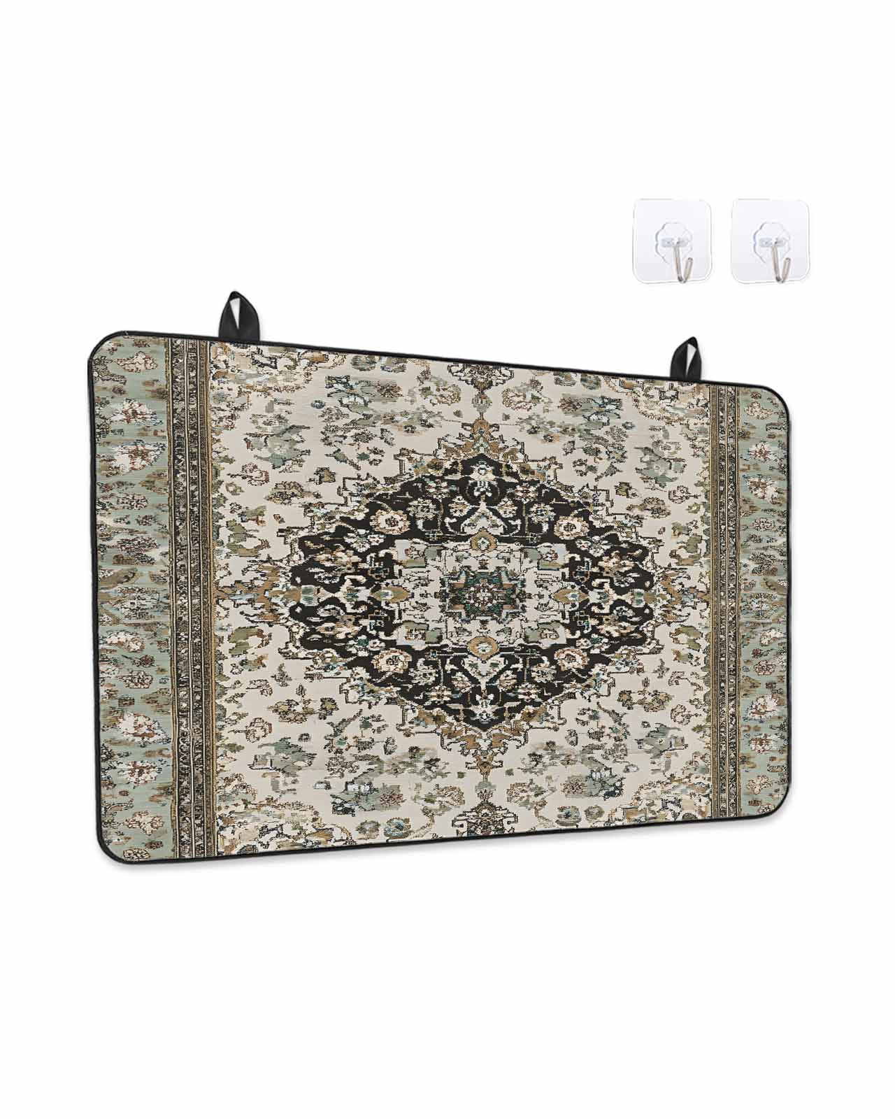 Stove Top Covers for Electric Stove 36x21 Inches, Retro Boho Heat ...