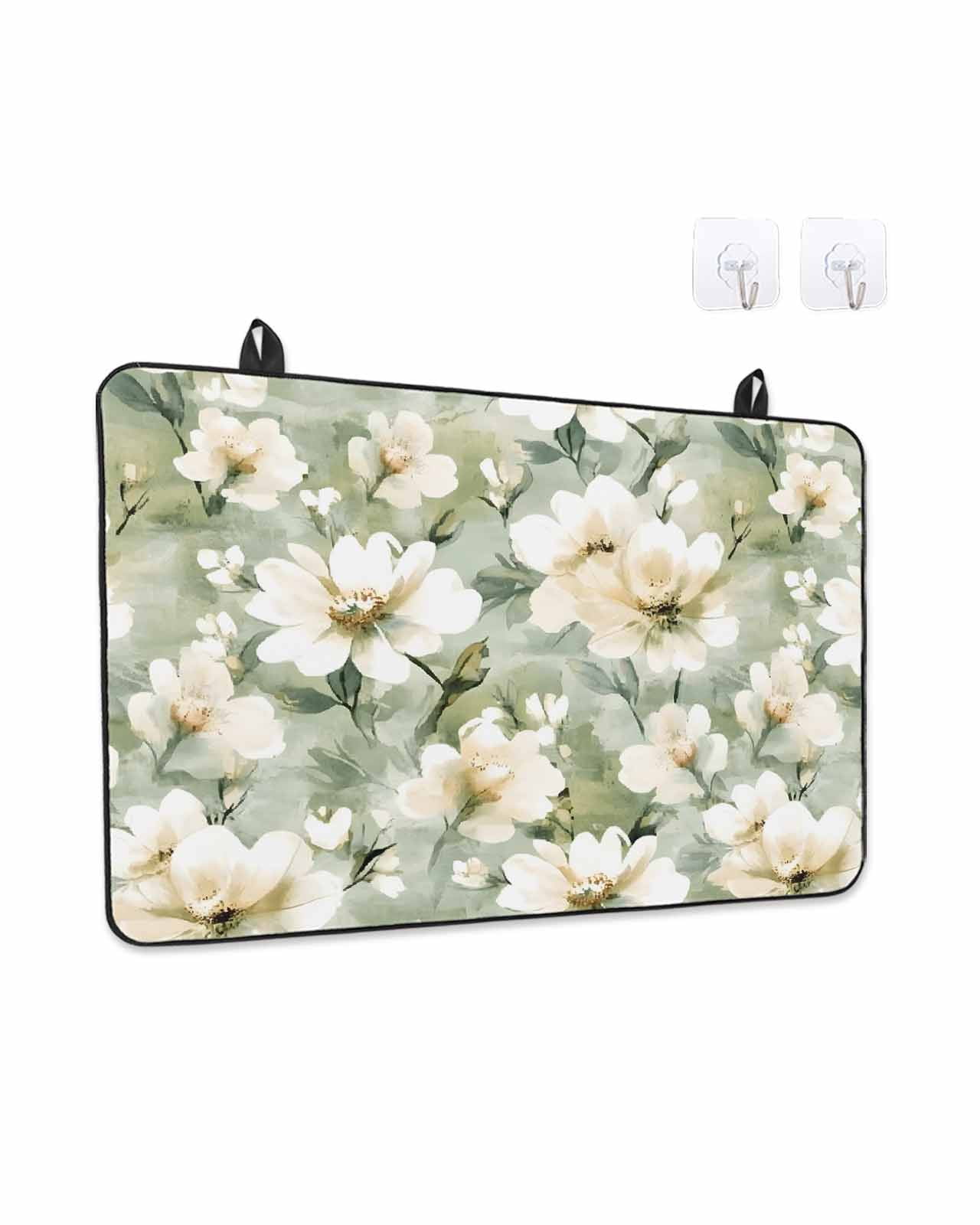 Stove Top Covers for Electric Stove 36x21 Inches, Spring Floral Heat ...