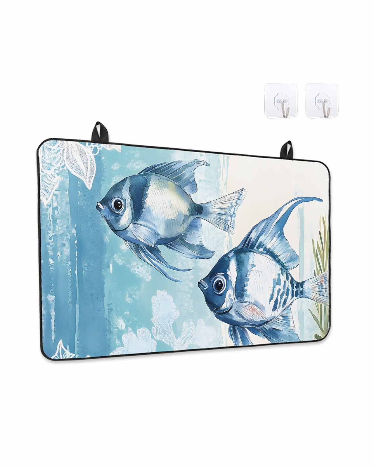 Stove Top Covers for Electric Stove 36x21 Inches, Summer Ocean Blue ...