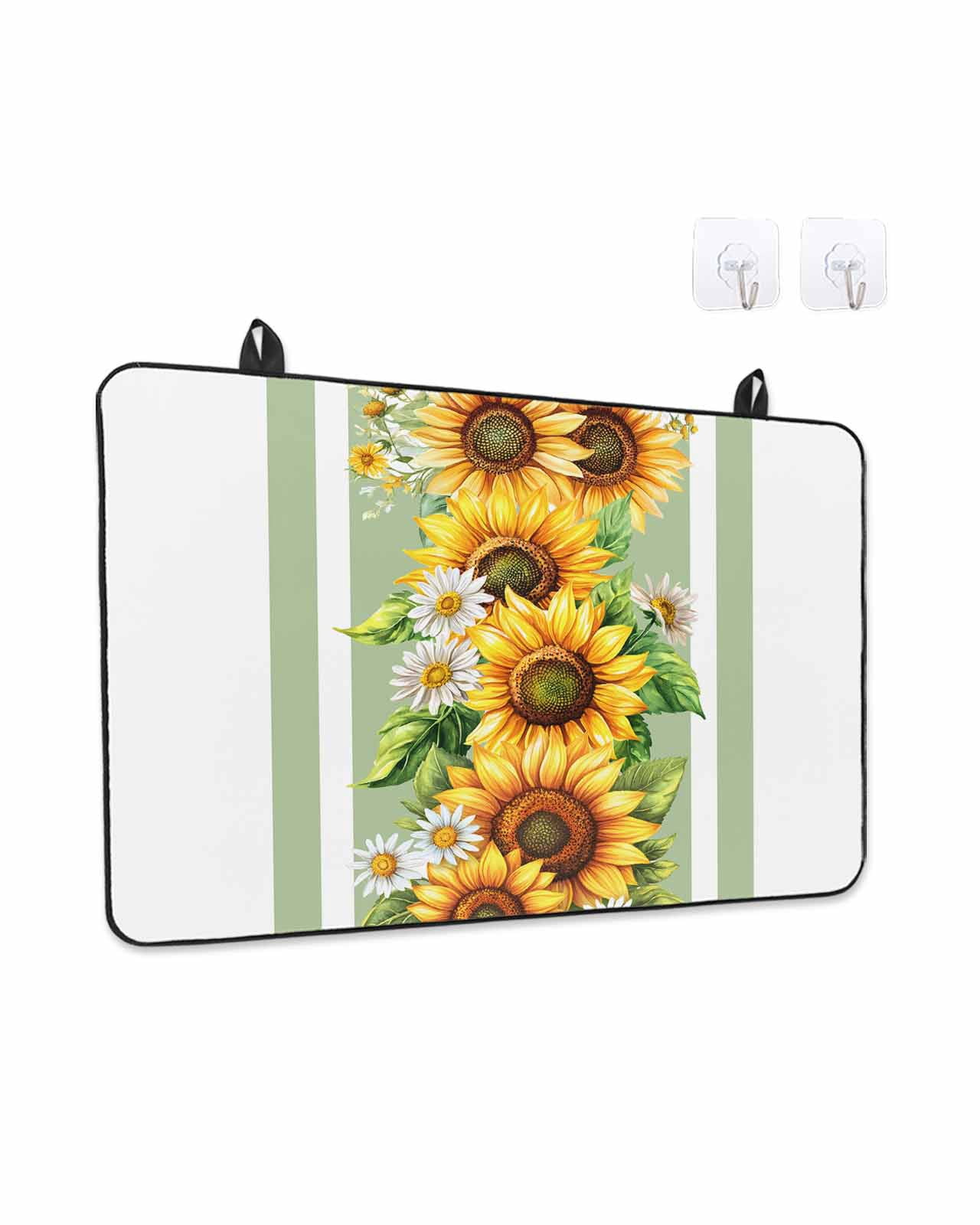 Stove Top Covers for Electric Stove 36x21 Inches, Sunflower Heat ...