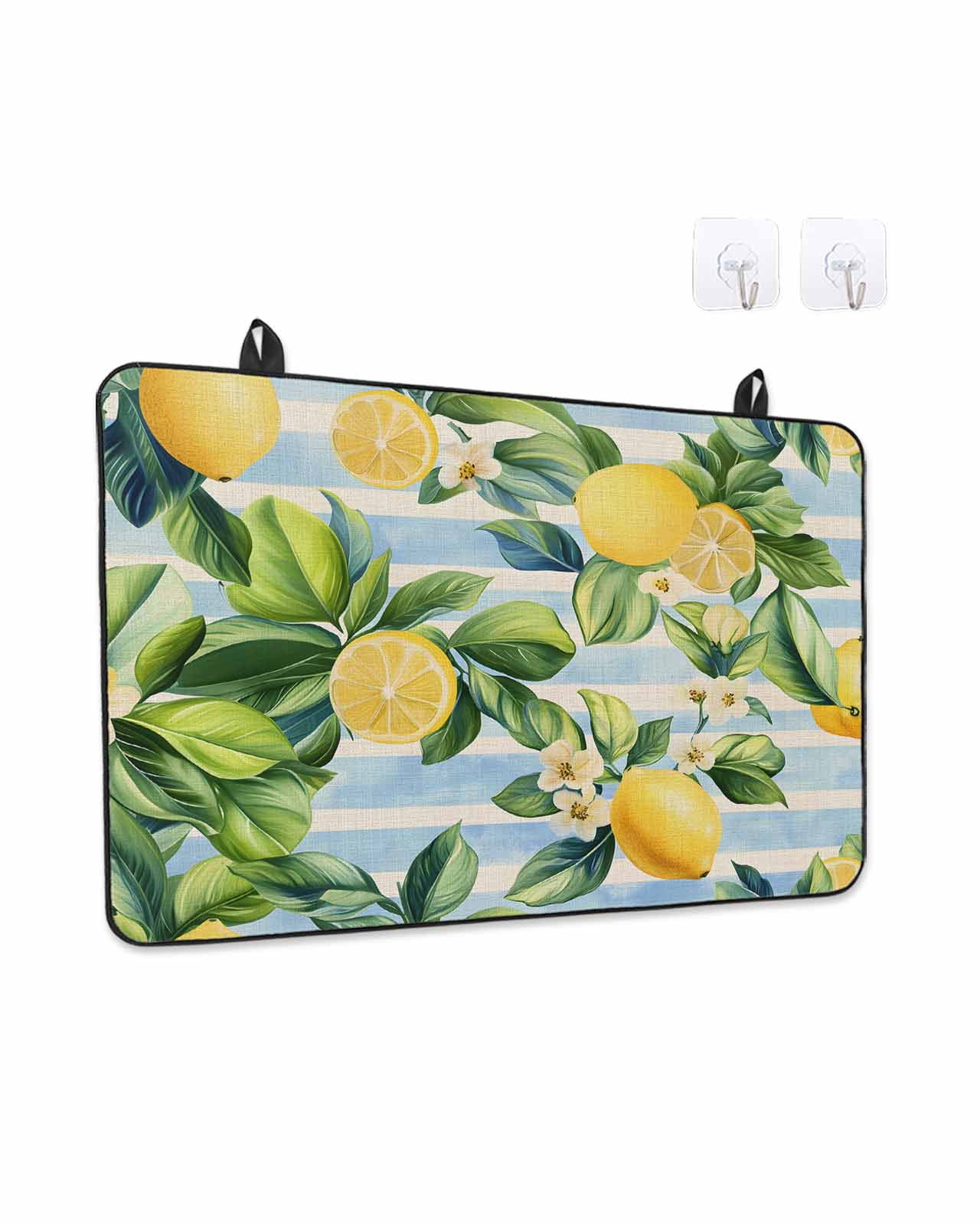 Stove Top Covers for Electric Stove 36x21 Inches, Yellow Lemon Heat ...