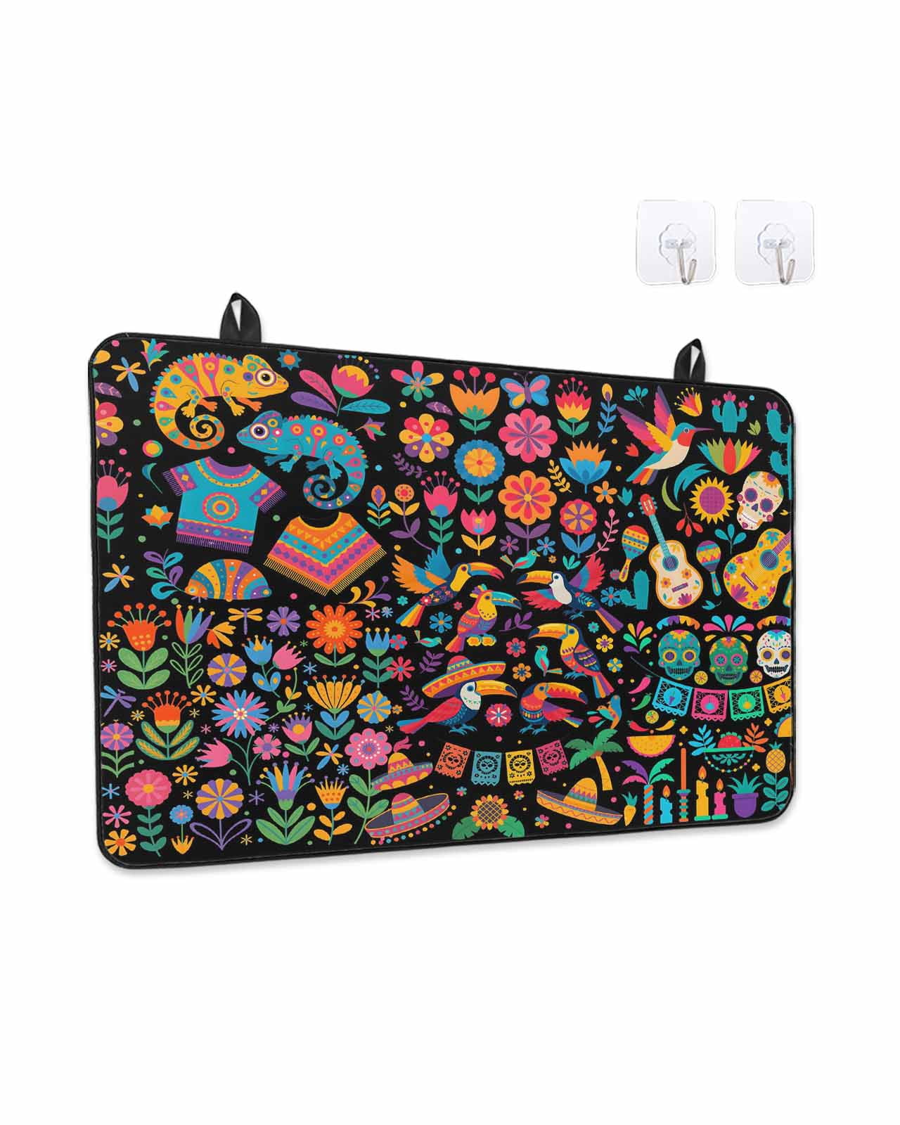 Stove Top Covers for Electric Stove, Colorful Cartoon Kitchen Glass ...