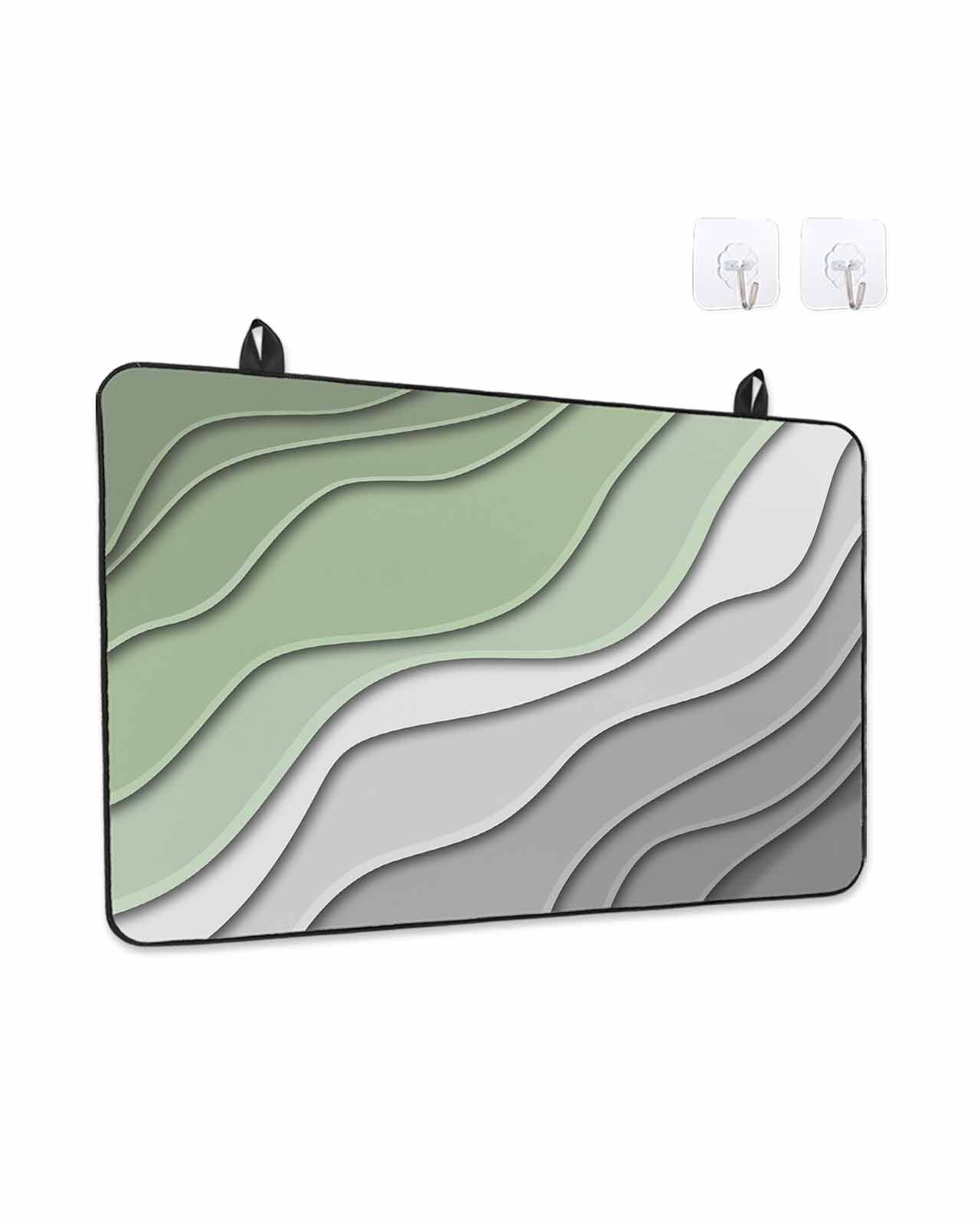 Stove Top Covers for Electric Stove, Modern Abstract Kitchen Glass ...