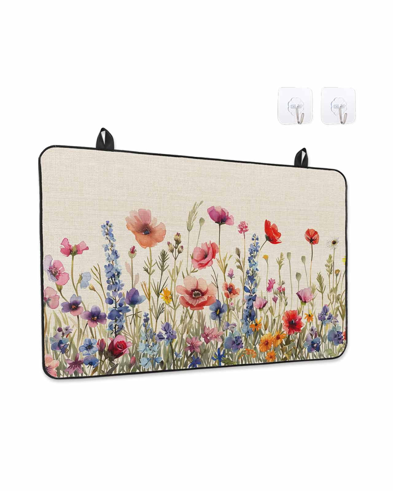 Stove Top Covers for Electric Stove, Pastoral Spring Floral Kitchen ...