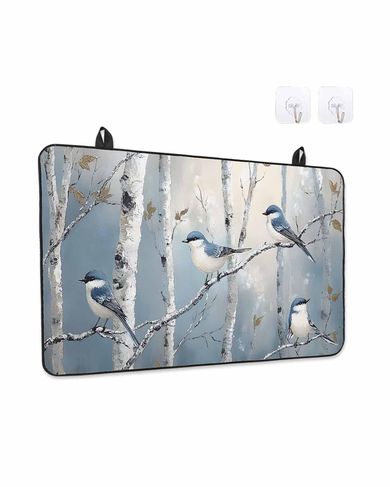 Stove Top Covers for Electric Stove, Vintage Oil Painting Forest ...