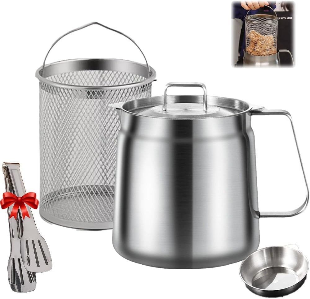 Stove Top Deep Fryer with Basket, Stovetop Deep Fryer with Basket and ...