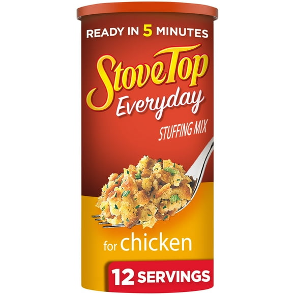 Stove Top Everyday Chicken Stuffing Mix Side Dish, 12 oz Canister