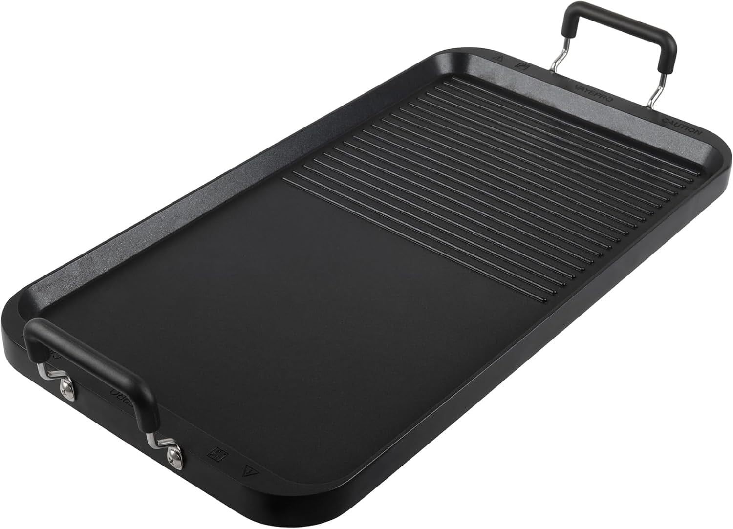 Stove Top Flat Griddle, 17 Inch 2 Burner Griddle Pan for Stove Top ...