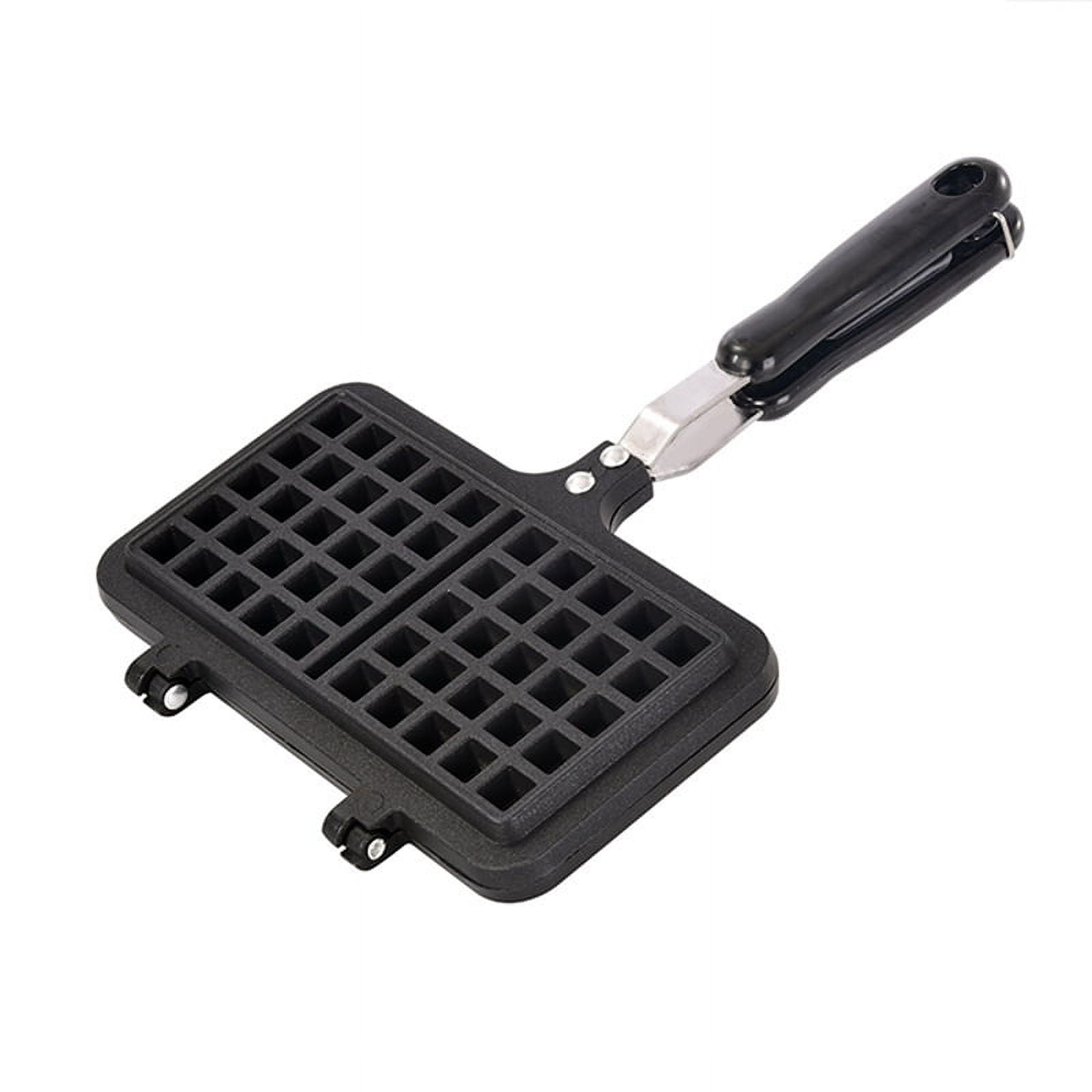 Stove Top Waffle Iron Plates, Deep Fill Non-Stick Aluminum Alloy ...