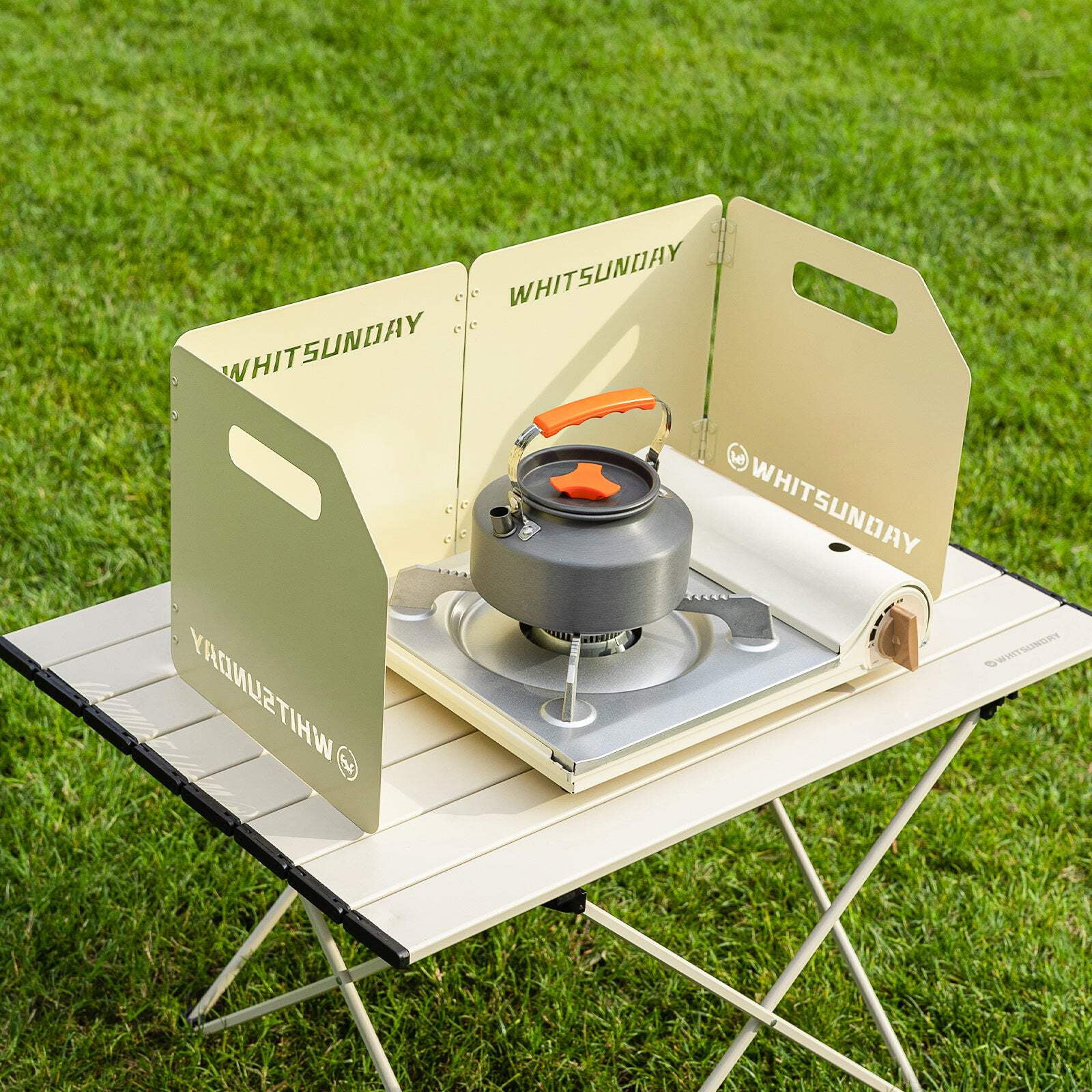 Stove Windscreen - Folding Camping Stove Windshield 4 Plates Stainless ...