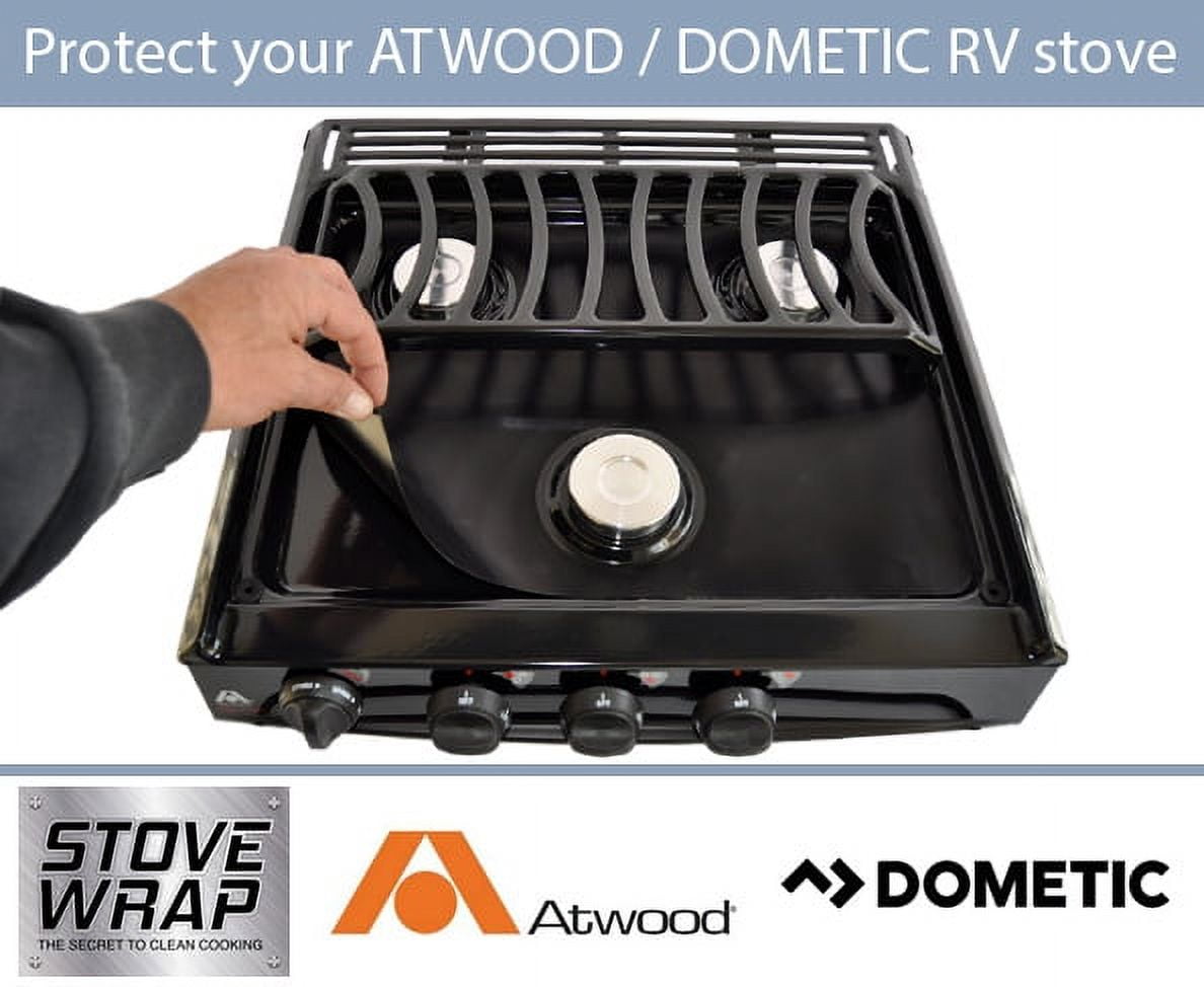 Stove Wrap Stovetop Protector & Splatter Guard Pre-cut to fit Atwood ...