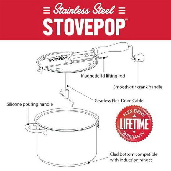 Stovetop Popcorn Poppers in Pots & Pans - Walmart.com