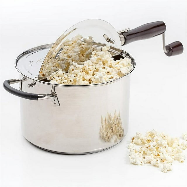 Victorio StoveTop Stainless Steel Popcorn Popper VKP1160 with Gearless ...