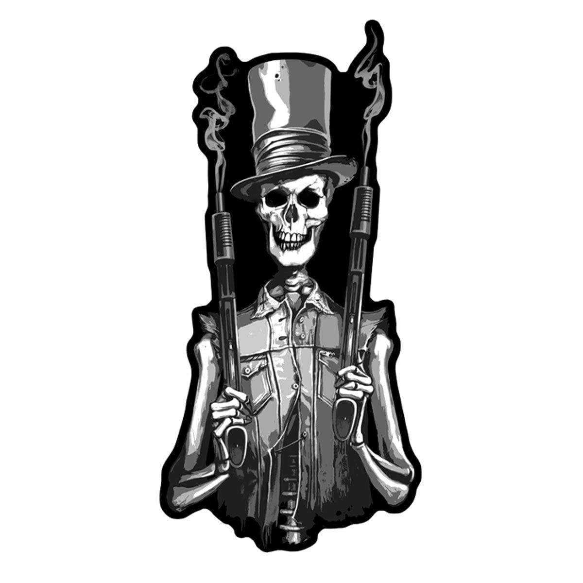 Stovepipe Shotguns, Embroidered Iron-on/Saw-on Rayon Patch - 6" x 12 ...