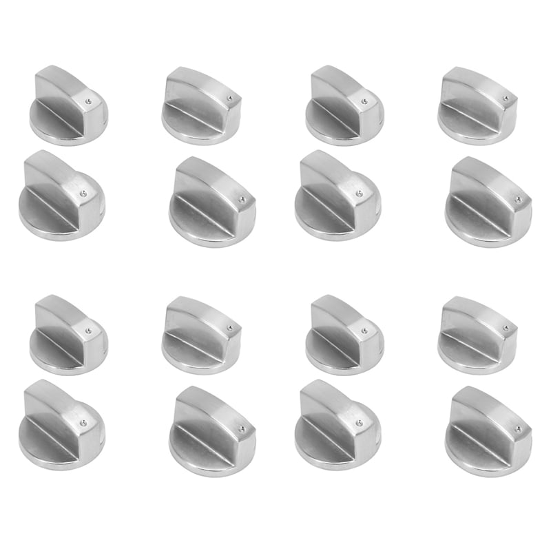 Stoves Cooker Knobs,Oven Knob(16pcs),6mm Universal Silver Gas Stove ...