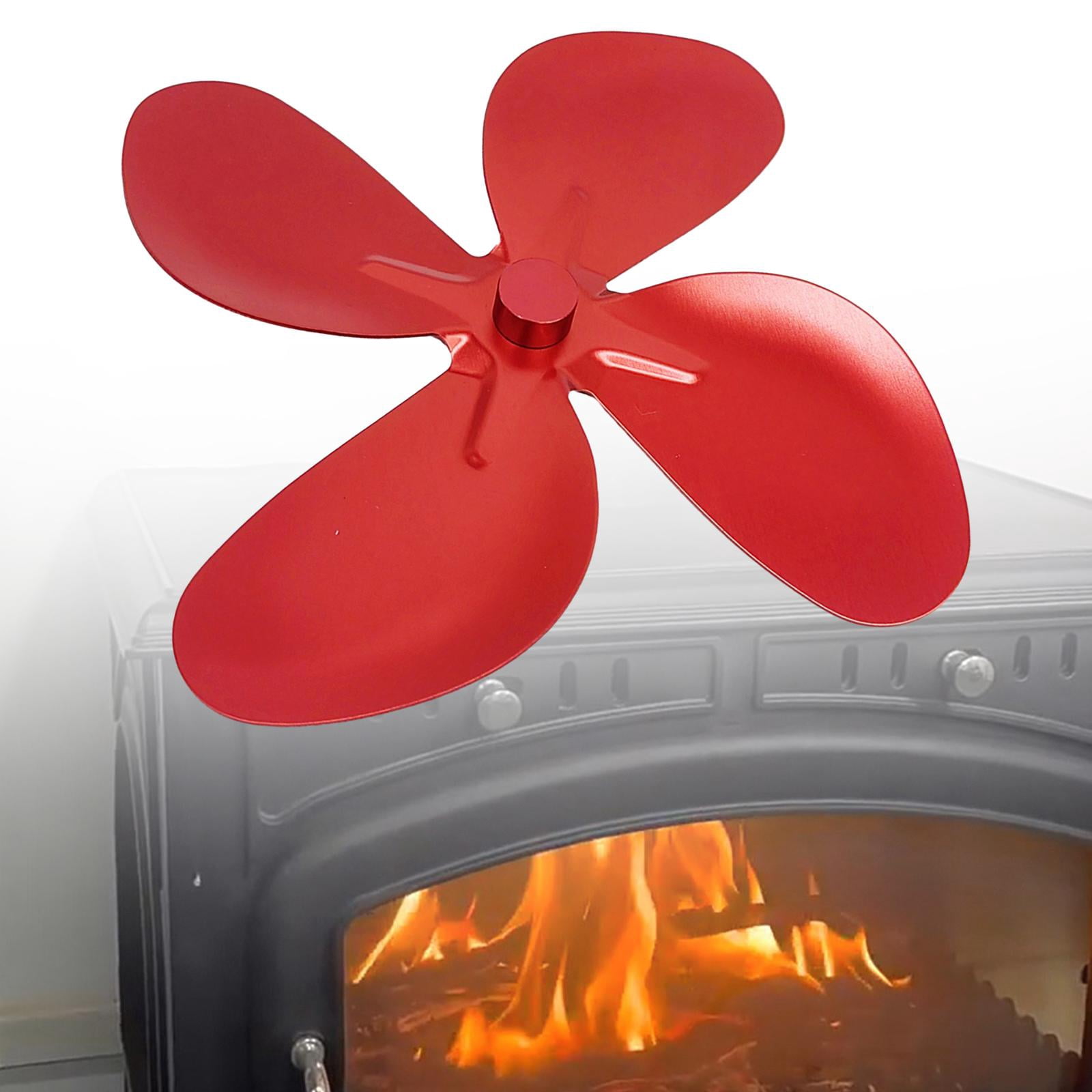 Stoves Fan Blade Fan Blade Warm Fan Fireplace Repair Parts 17.5cm Wood ...