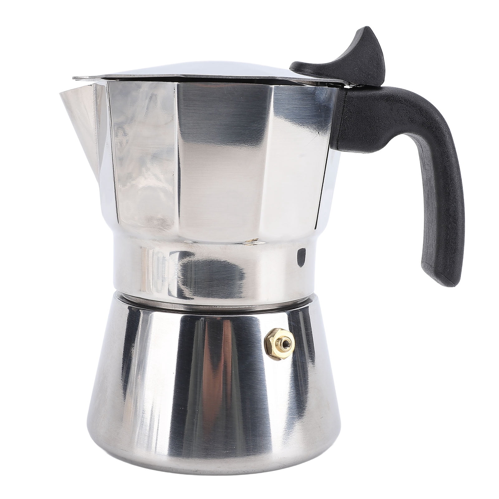 Stovetop Coffee Pot, Octagonal Shape For Richer Flavor, Durable ...