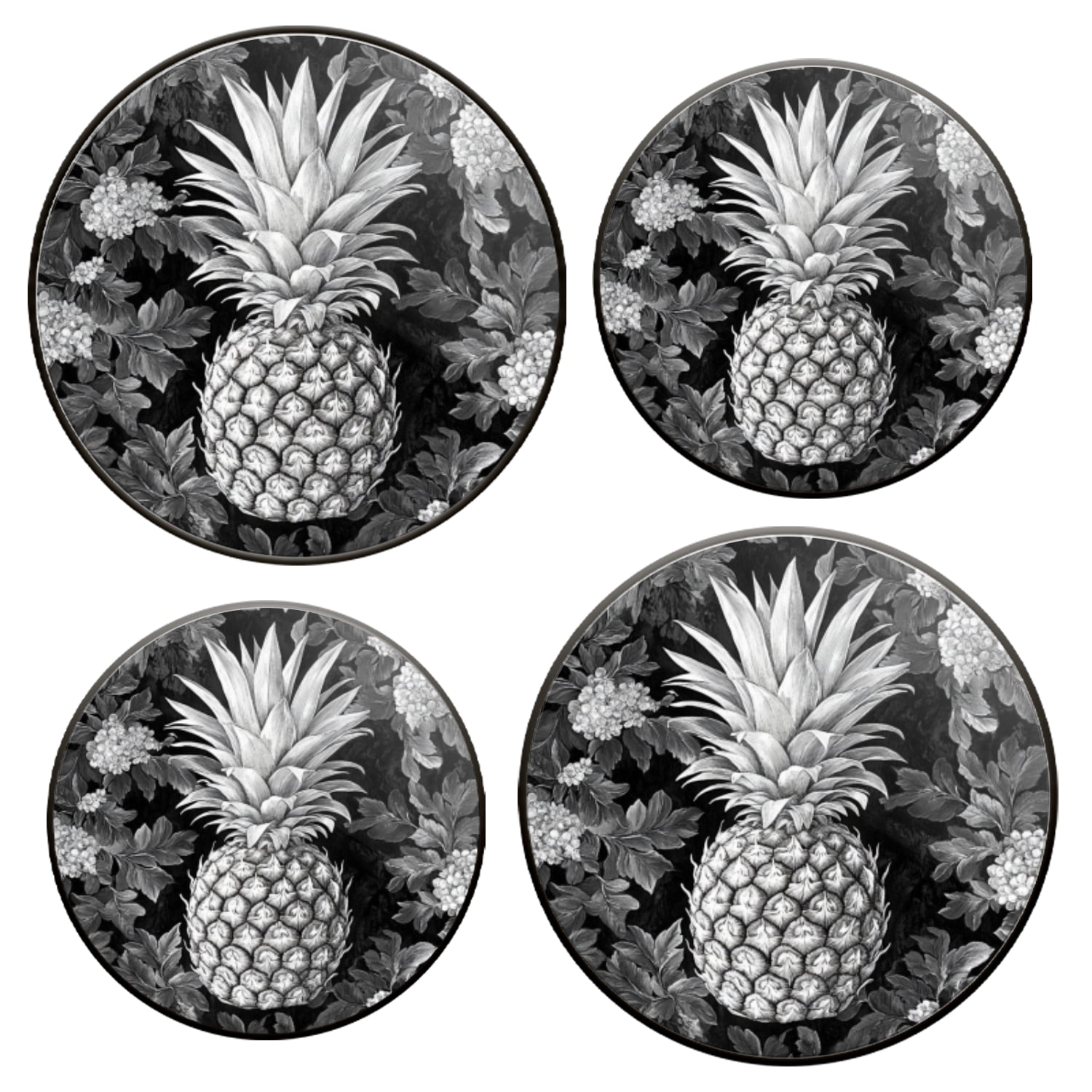 Stovetop Covers for Gas Stove Set of 4 for Range Accessories, Black And ...