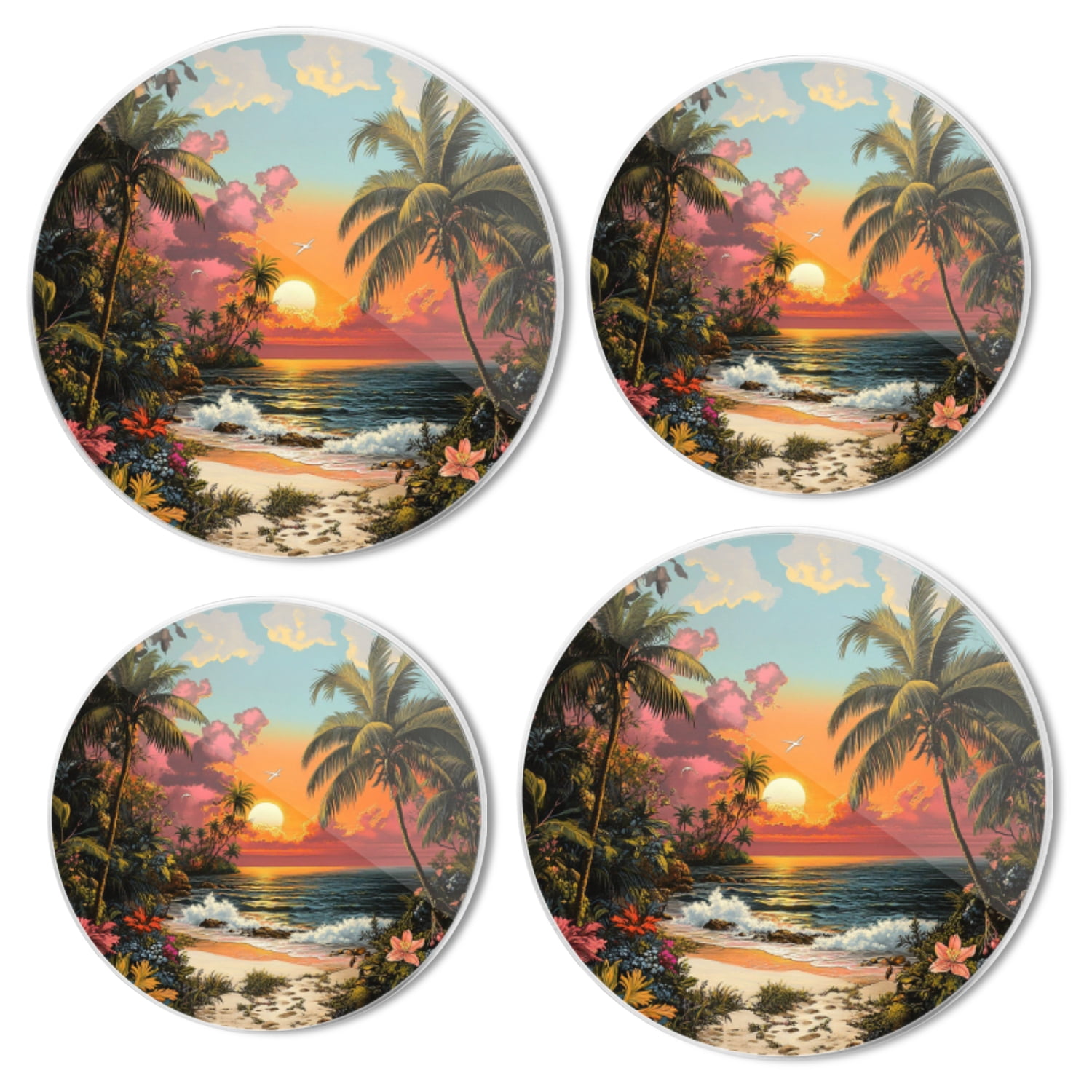 Stovetop Covers for Gas Stove Set of 4 for Range Accessories, Exotic ...