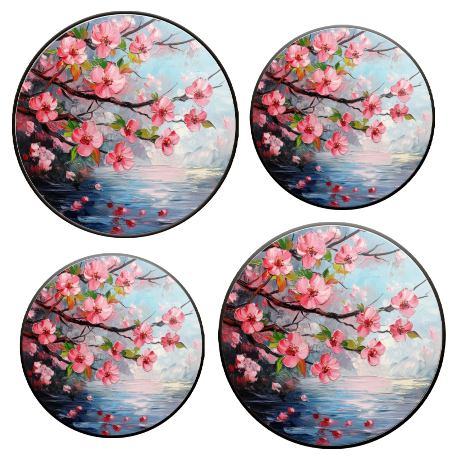 Stovetop Covers for Gas Stove Set of 4 for Range Accessories, Pink ...