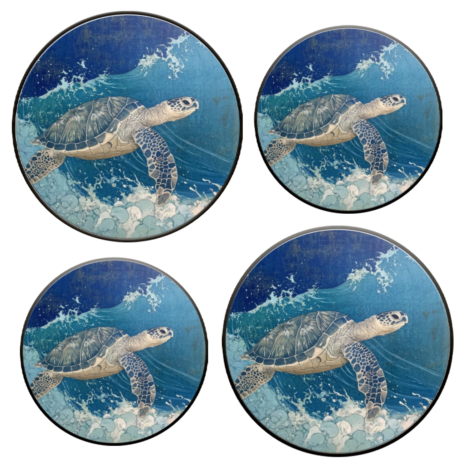 Stovetop Covers for Gas Stove Set of 4 for Range Accessories, Blue ...