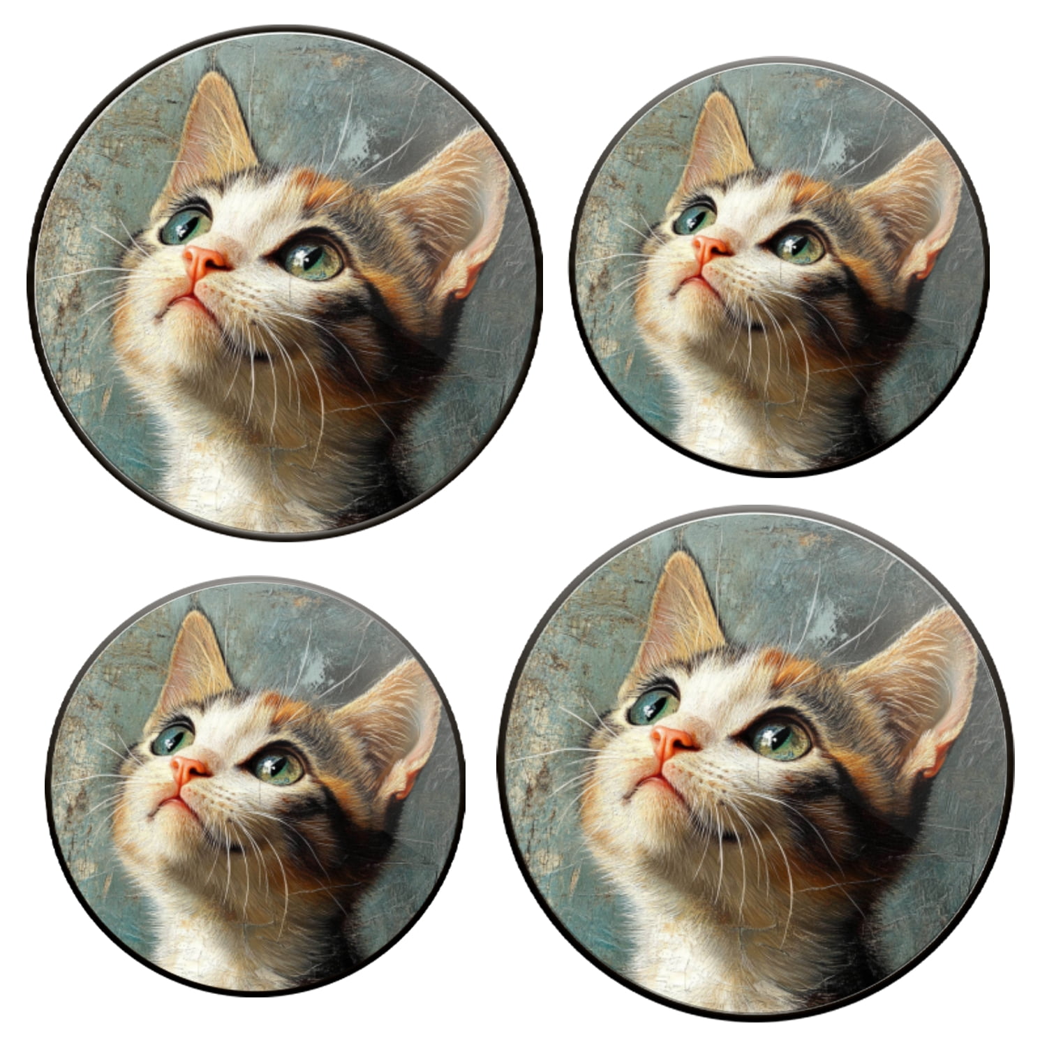 Stovetop Covers for Gas Stove Set of 4 for Range Accessories, Cute Cat ...