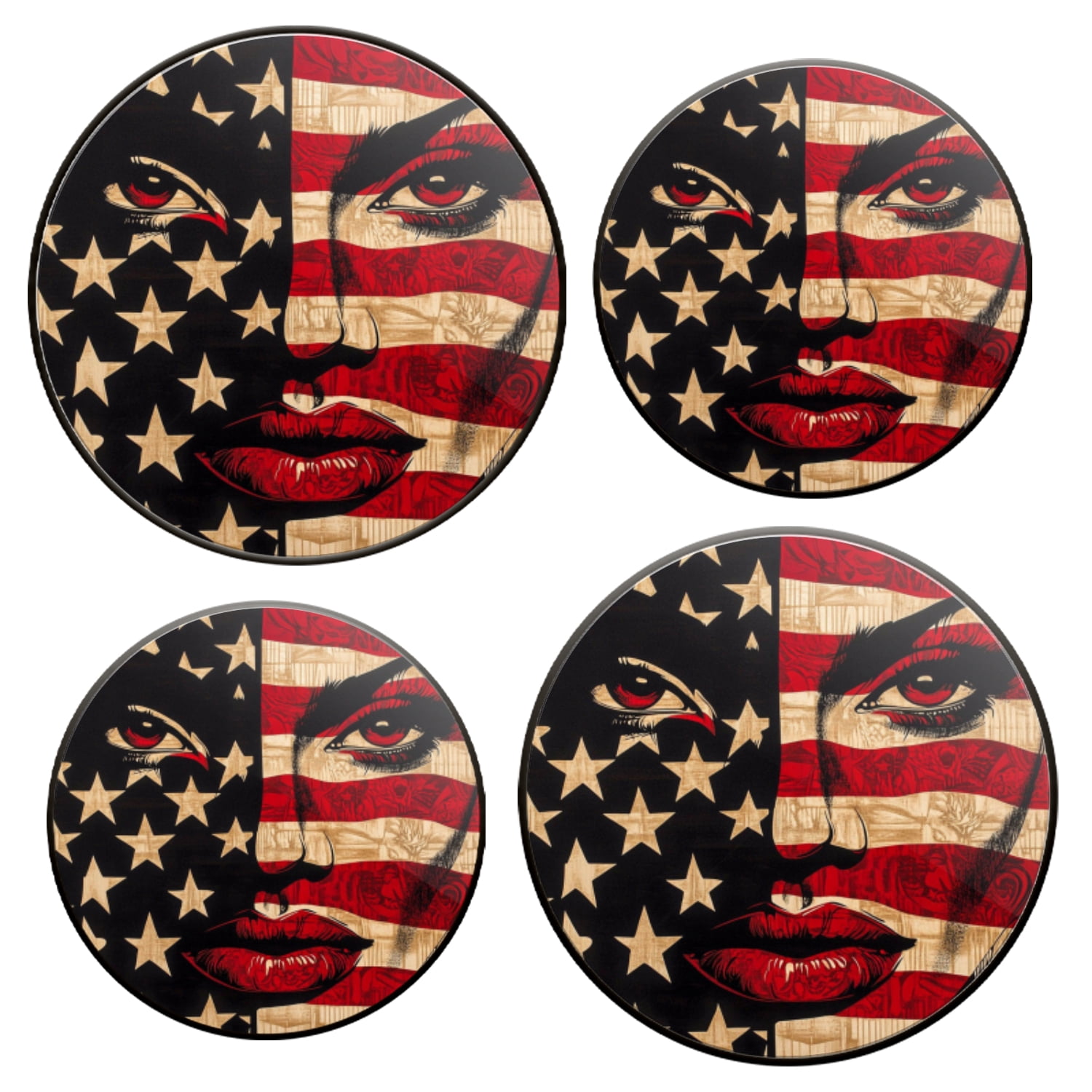 Stovetop Covers for Gas Stove Set of 4 for Range Accessories, Pop Art ...