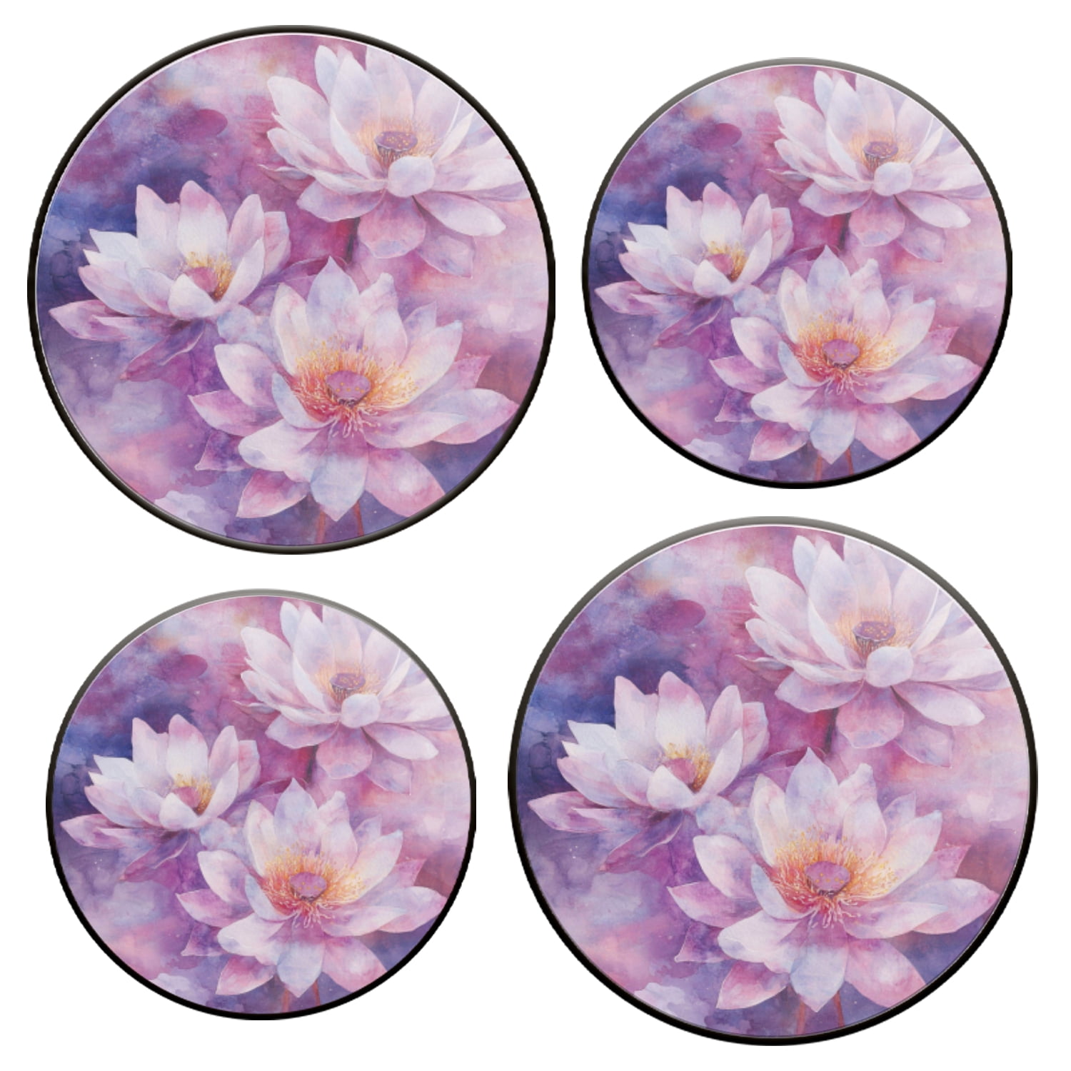 Stovetop Covers for Gas Stove Set of 4 for Range Accessories, Stunning Nebula - Like Flowers Gas ...