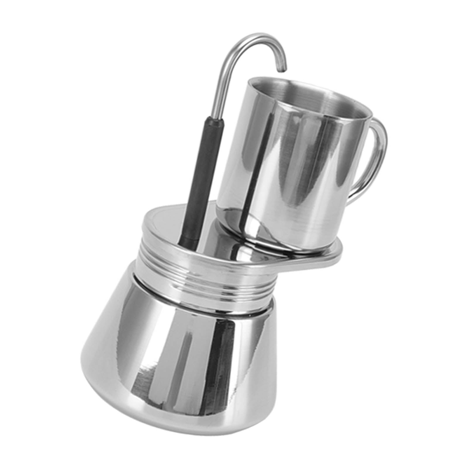 Stovetop Espresso Maker,Moka Pot with Single Spout DIY Tube Coffee Pot ...