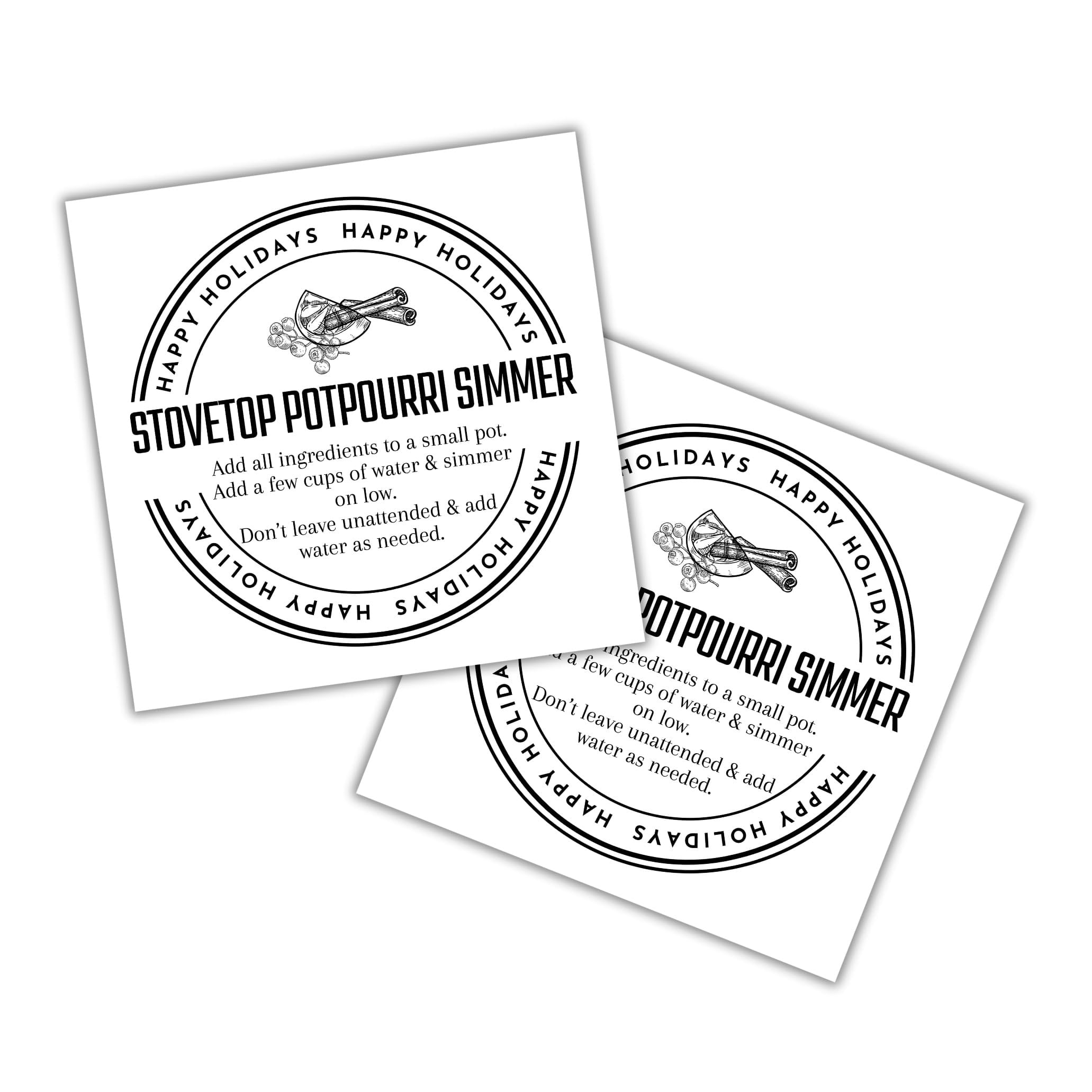 Simmer Pot Tags