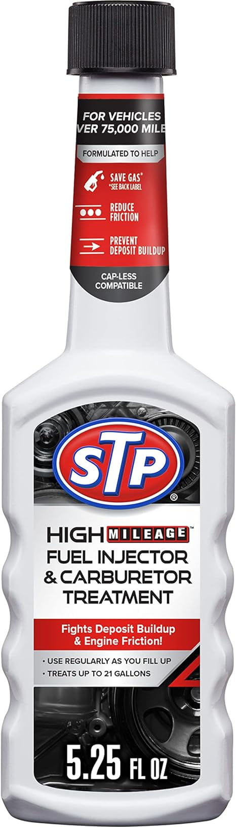 Stp High Mileage Fuel Injector And Carburetor Treatment, 5.25 Oz, 2 ...