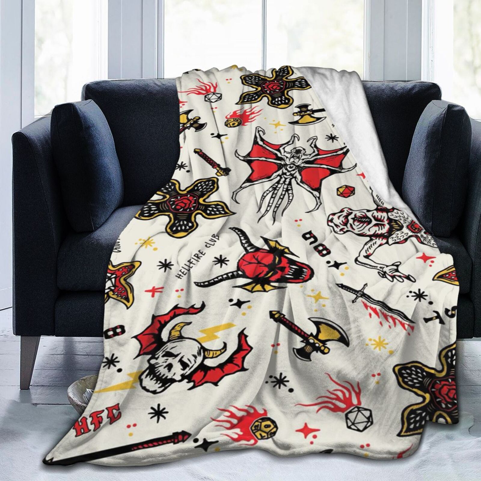 Stra-nger Thin-gs Blanket - Soft Lightweight Fleece Throw Blanket with ...