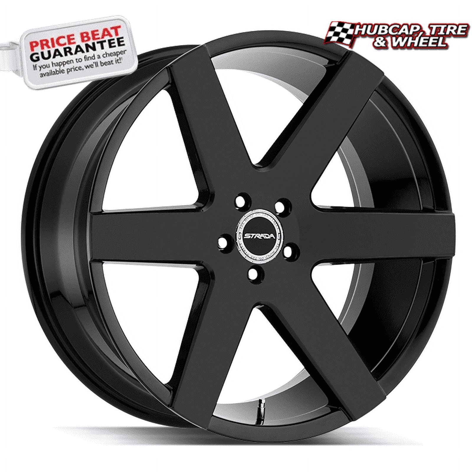 Strada Coda All Gloss Black - 26X10-6x139.7 Bolt Pattern, 24mm Offset ...