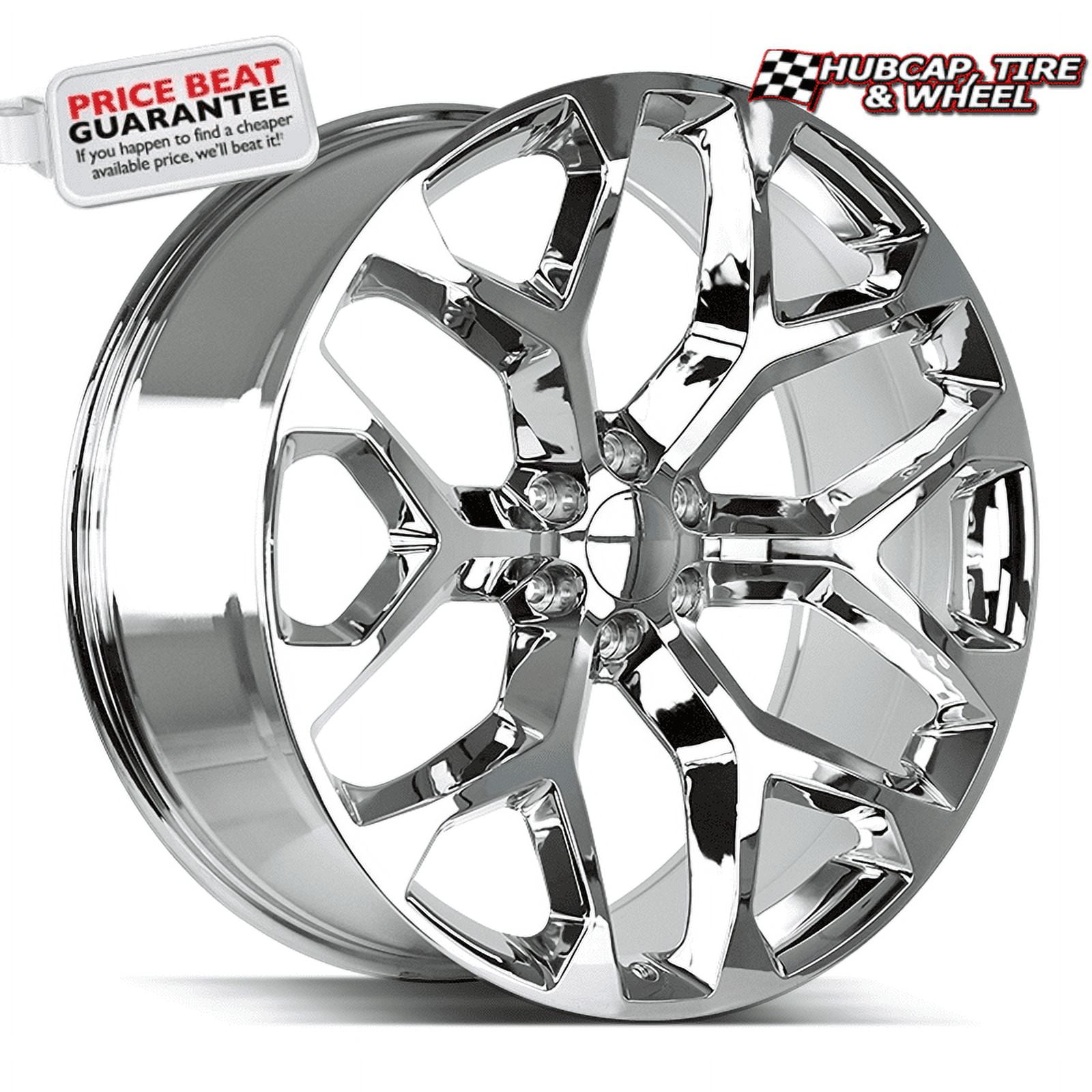 Strada OE Replica SNOWFLAKE Chrome - 26X10-6x139.7 Bolt Pattern, 31 ...