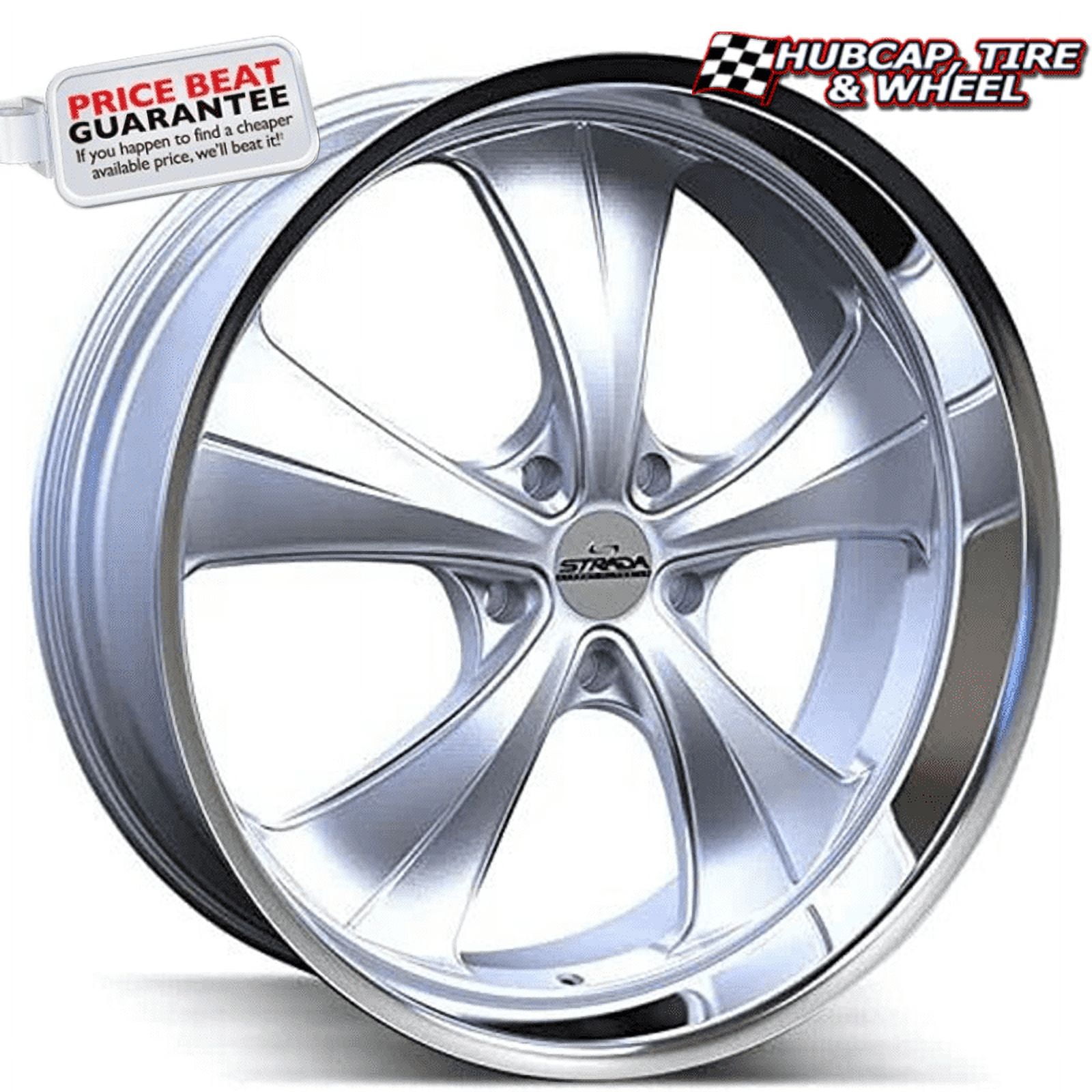 Strada Street Classics OLD SKOOL Brushed Face Silver Milled Ss - 24X10 ...