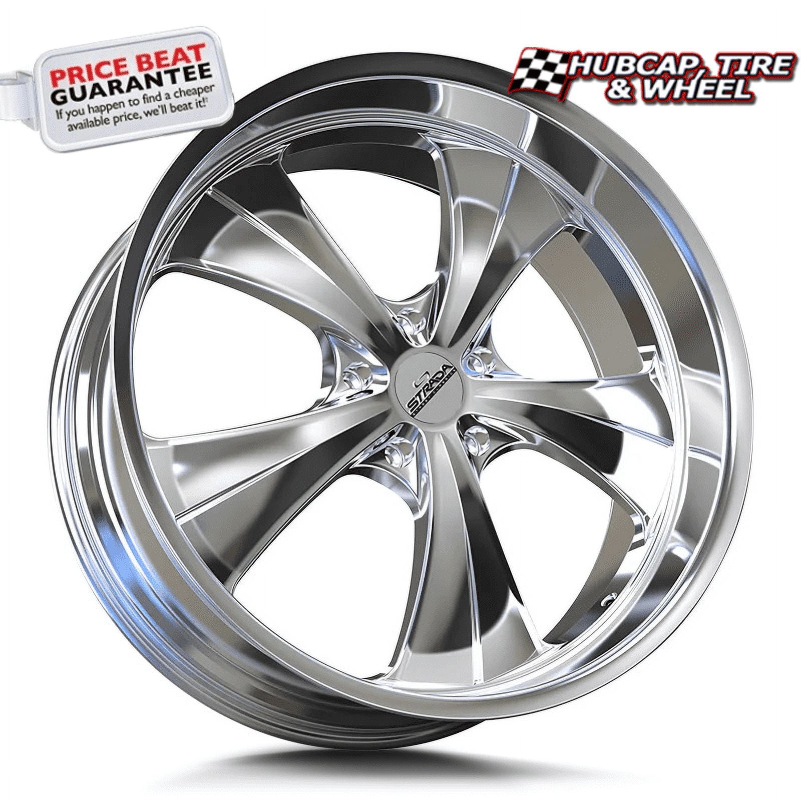 Strada Street Classics Old Skool 24X10 Chrome Custom Wheel- 6X139.7 ...