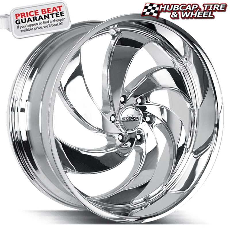Strada Street Classics RETRO 5 Chrome - 22X9-5X127 Bolt Pattern, 15 ...